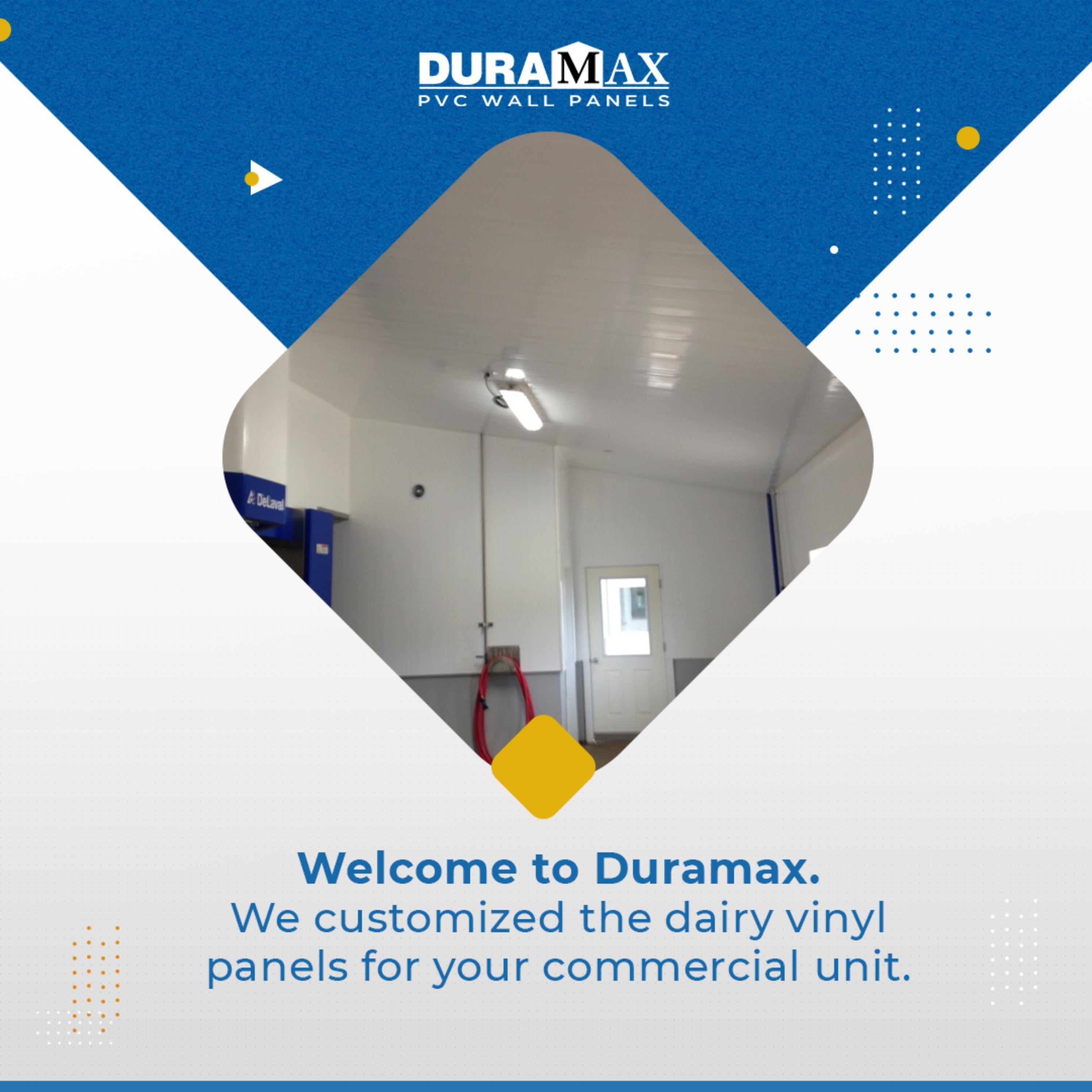 Know why dairy vinyl panels are ideal for milking parlors by Duramax ...