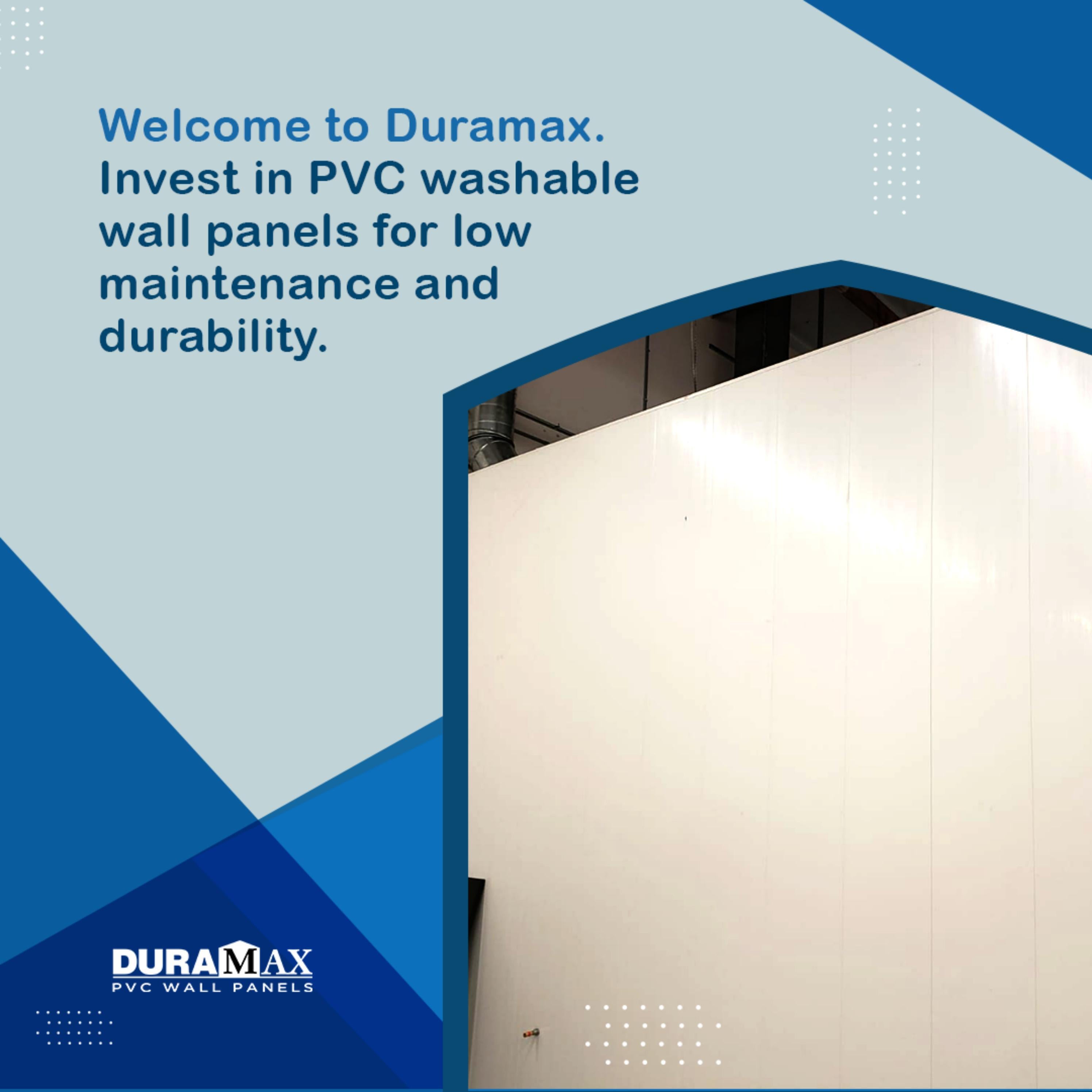 Install the high-end washable wall panels inside the commercial unit by ...