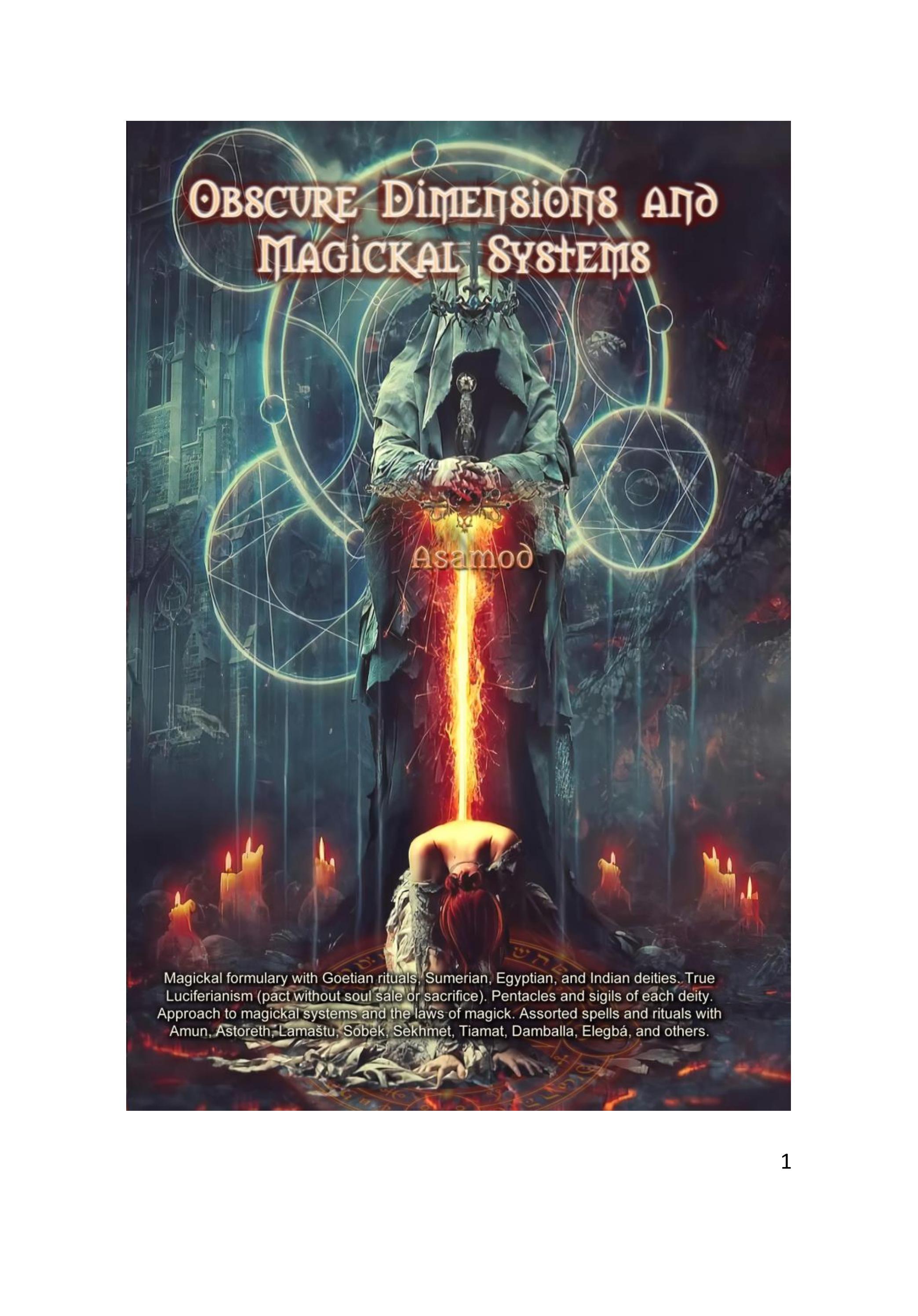 Obscure Dimensions and Magickal Systems by Asamod - Issuu