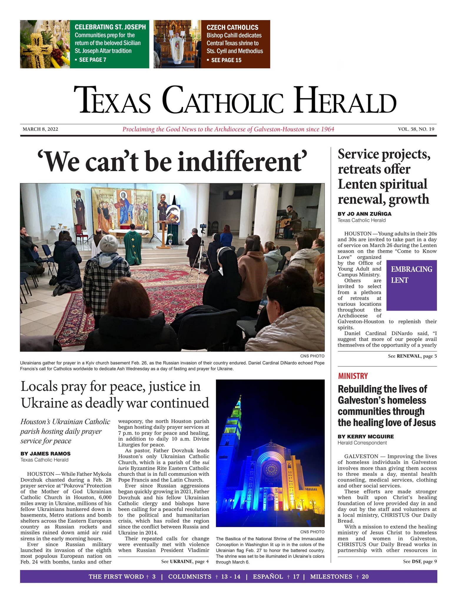 Texas Catholic Herald - March 8, 2022 by Texas Catholic Herald - Issuu