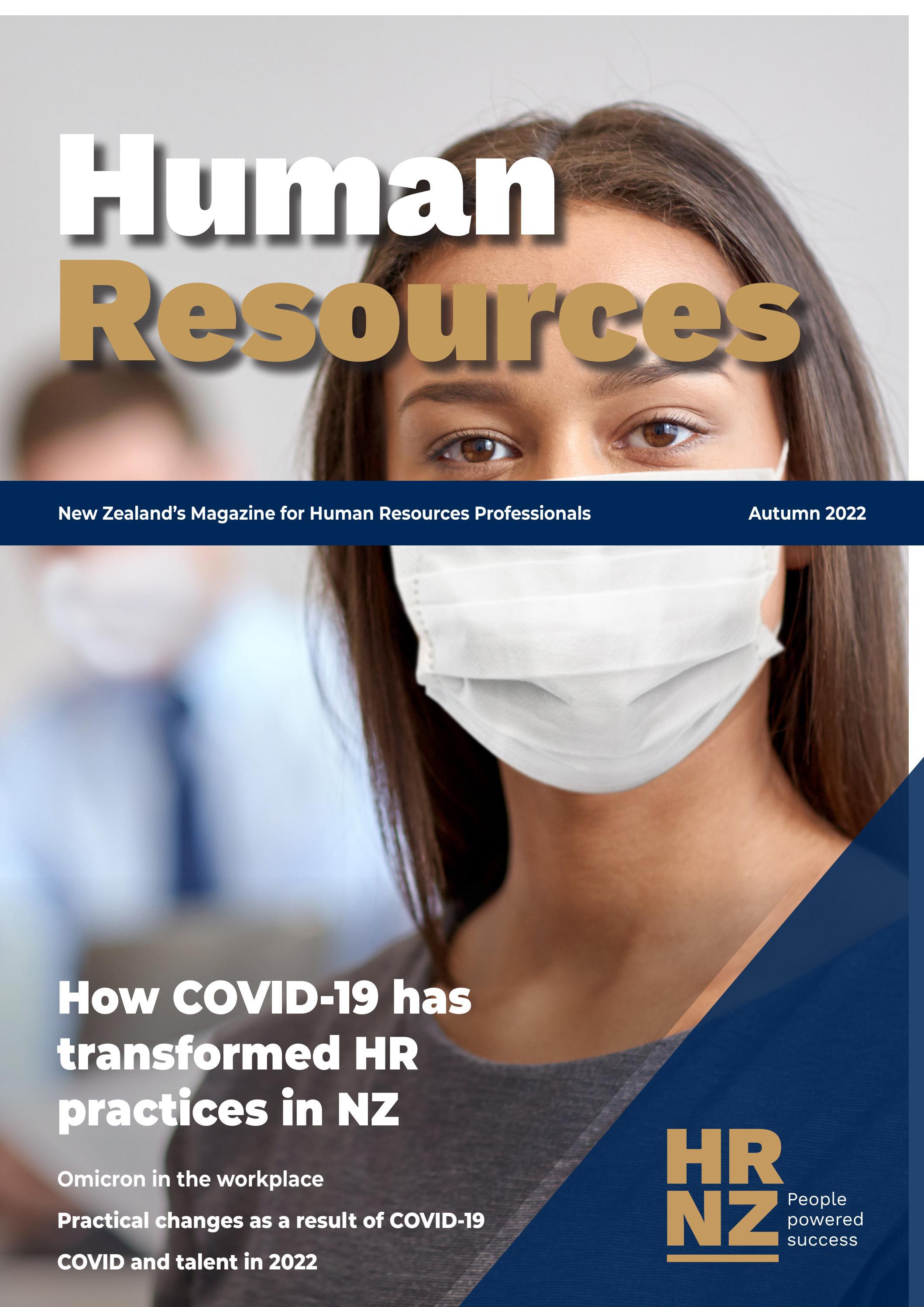 Human Resources - Autumn 2022 (Vol 27 No 1) - How COVID-19 has ...