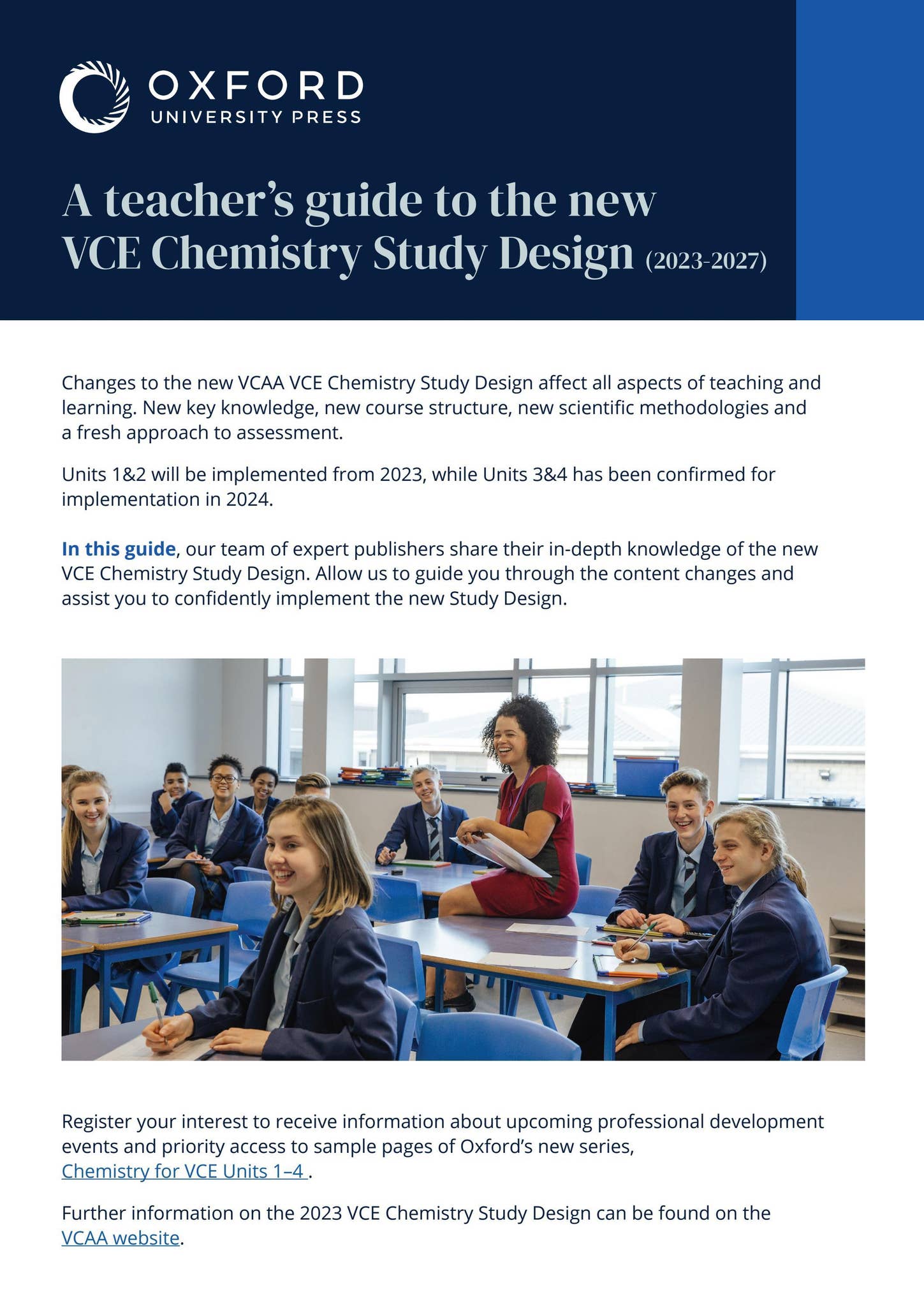 A Teacher's Guide to the new VCE Chemistry Study Design by OUPANZ - Issuu
