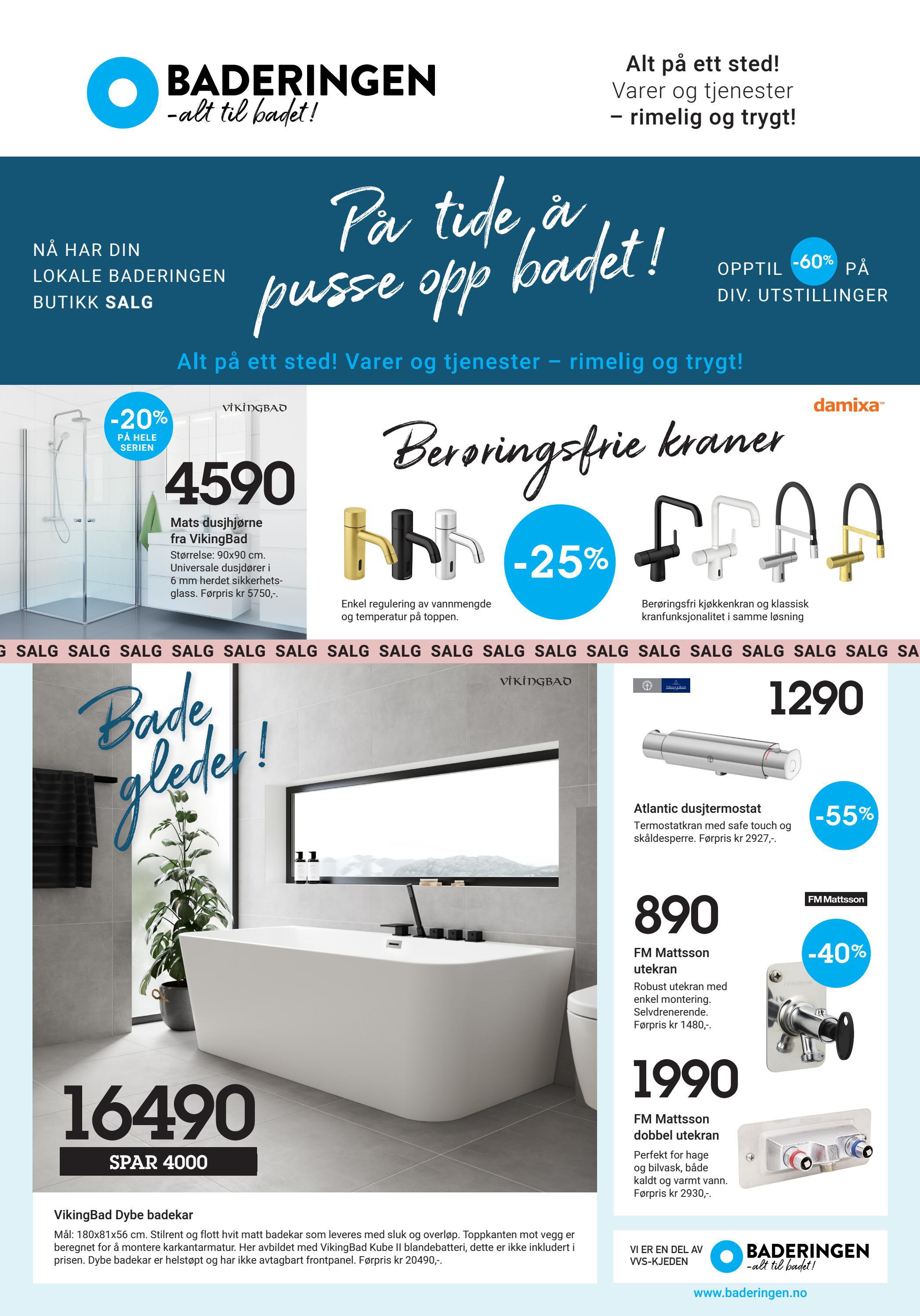 På tide å pusse opp badet! Salg hos Baderingen by Baderingen - Issuu