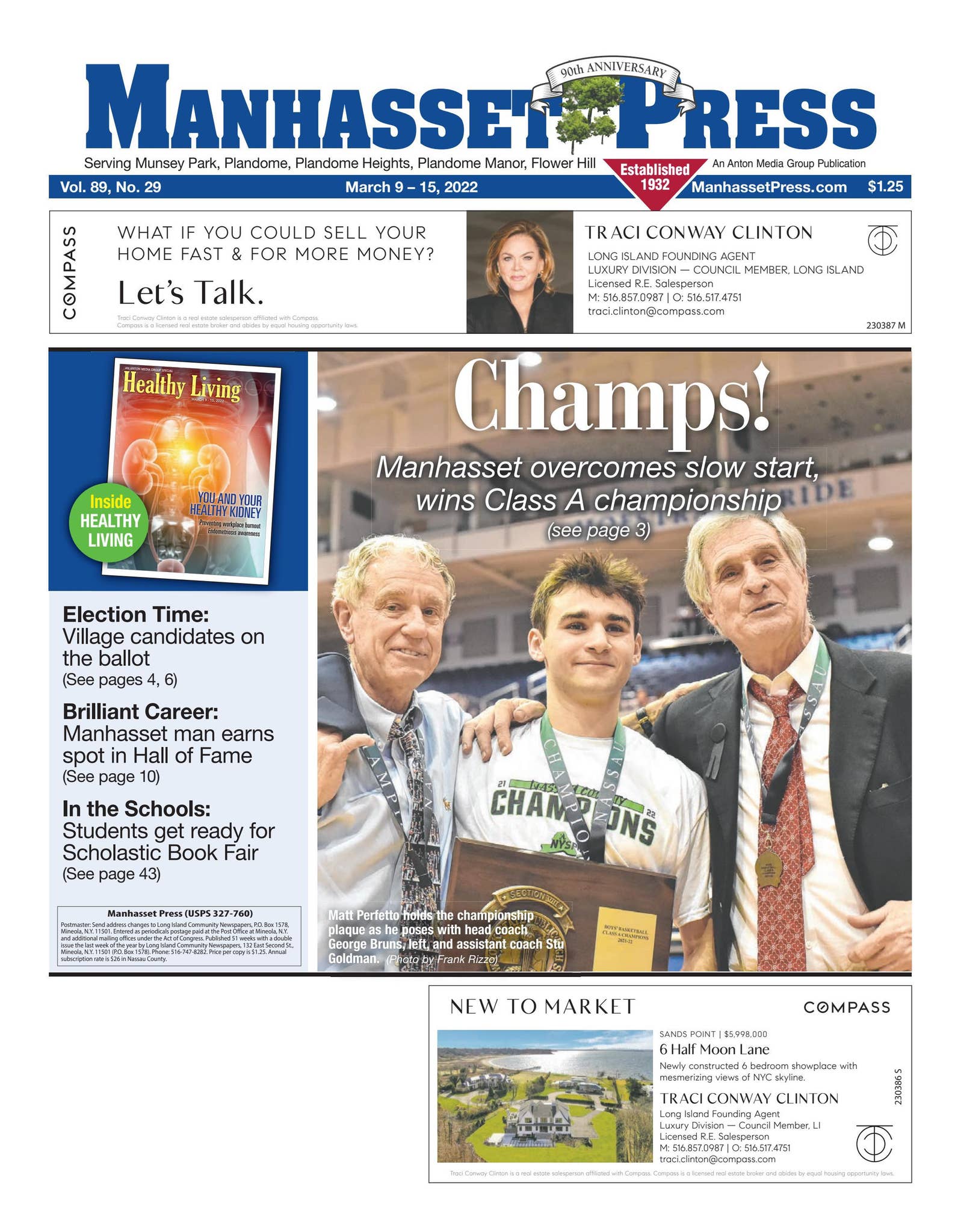 Manhasset Press 3/9/22 edition is published weekly by Anton Media Group ...