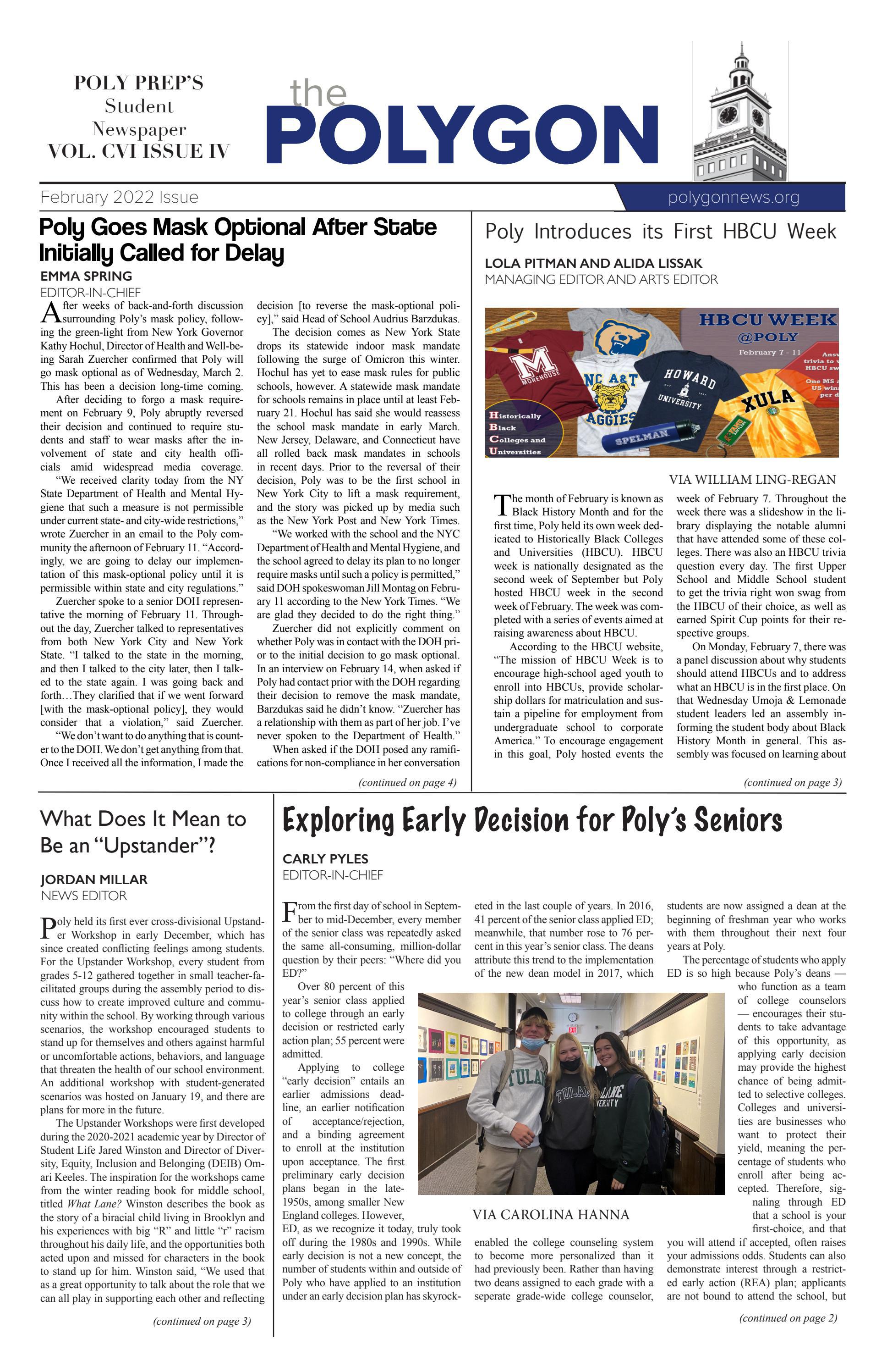 Polygon: February 2022 by Poly Prep Country Day School - Issuu