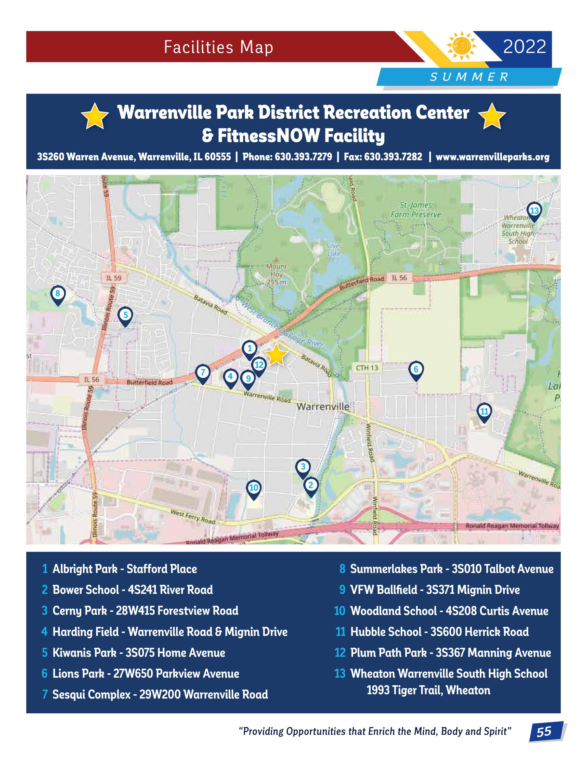 Warrenville Park District Summer 2022 Program Guide by Warrenville Park District - Issuu