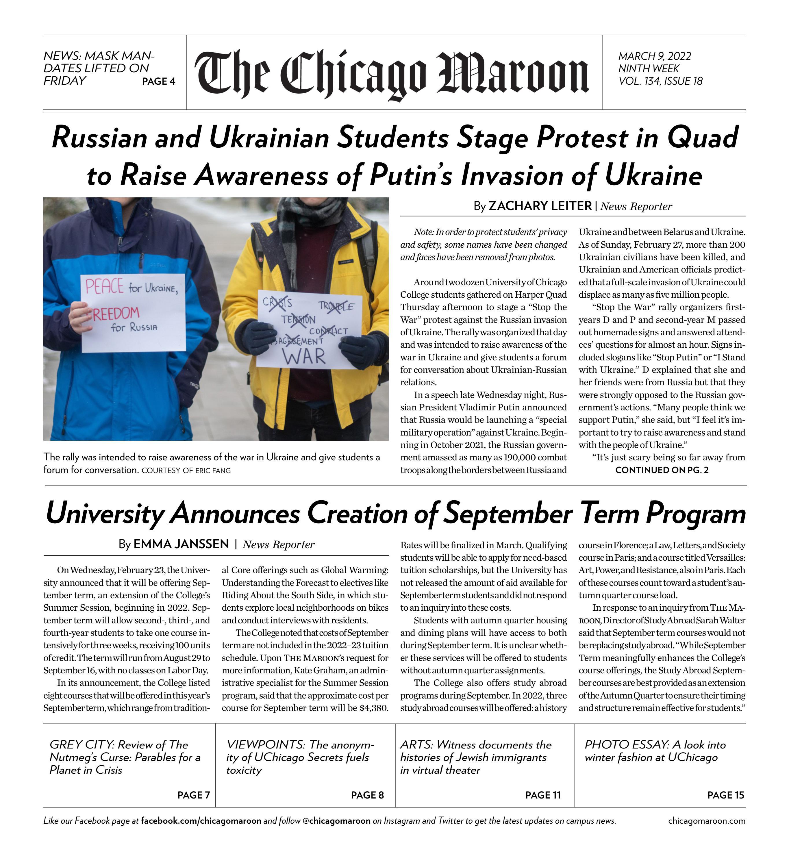 030922 by Chicago Maroon - Issuu