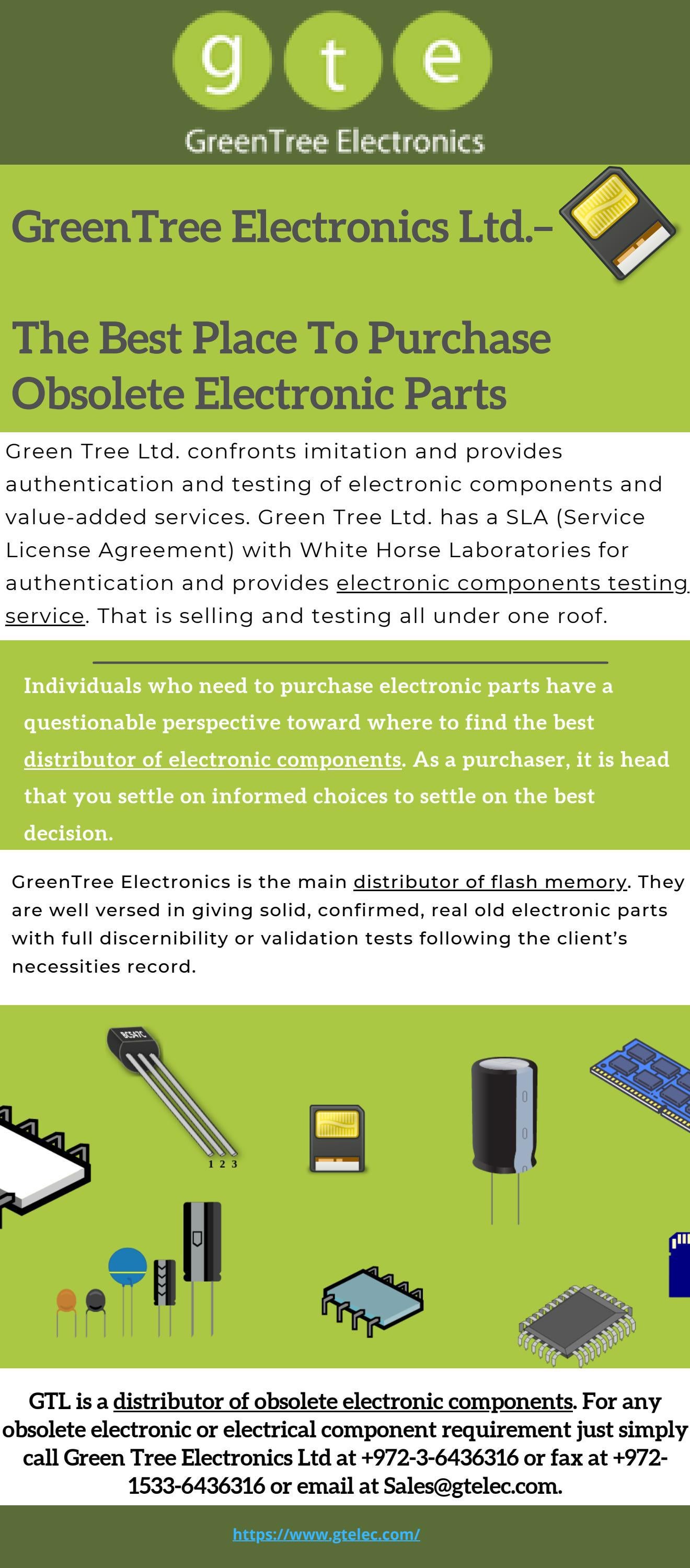 Green Tree Electronics Ltd. – The Best Place To Purchase Obsolete ...
