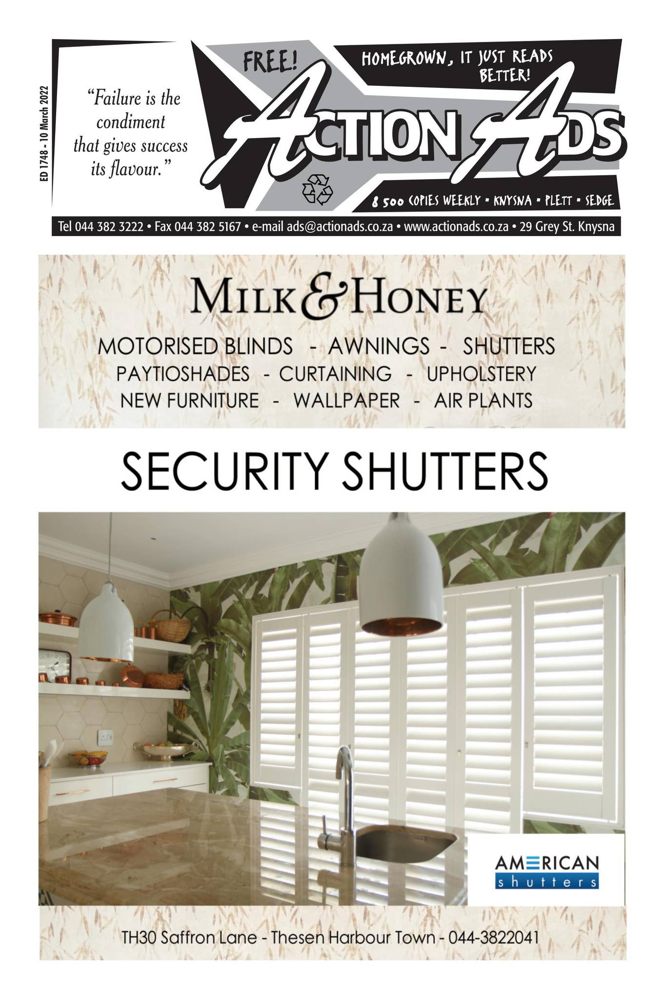 Edition 1748 - 10 March 2022 by Action Ads - Issuu