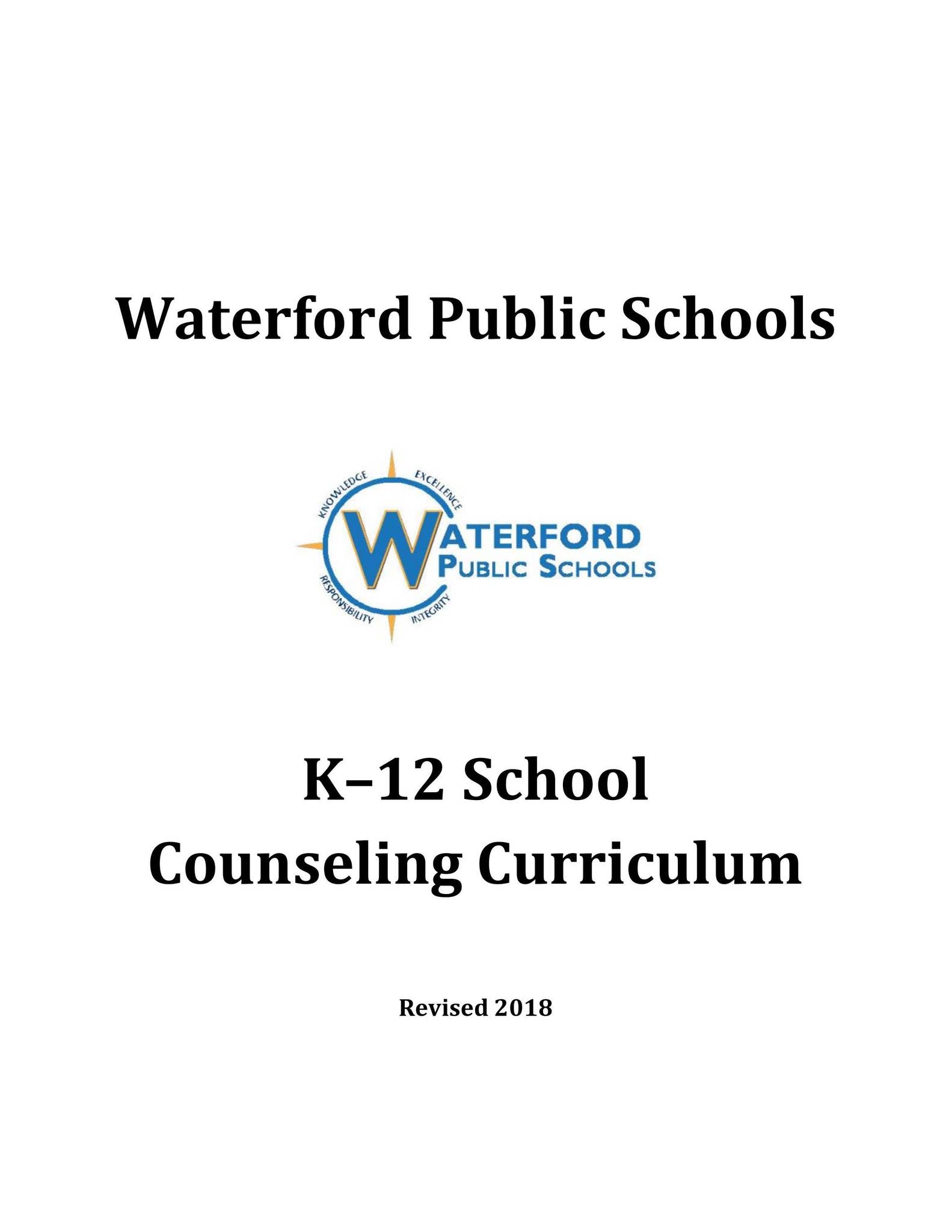 WPS - School Counseling Curriculum by Waterford Public Schools - Issuu