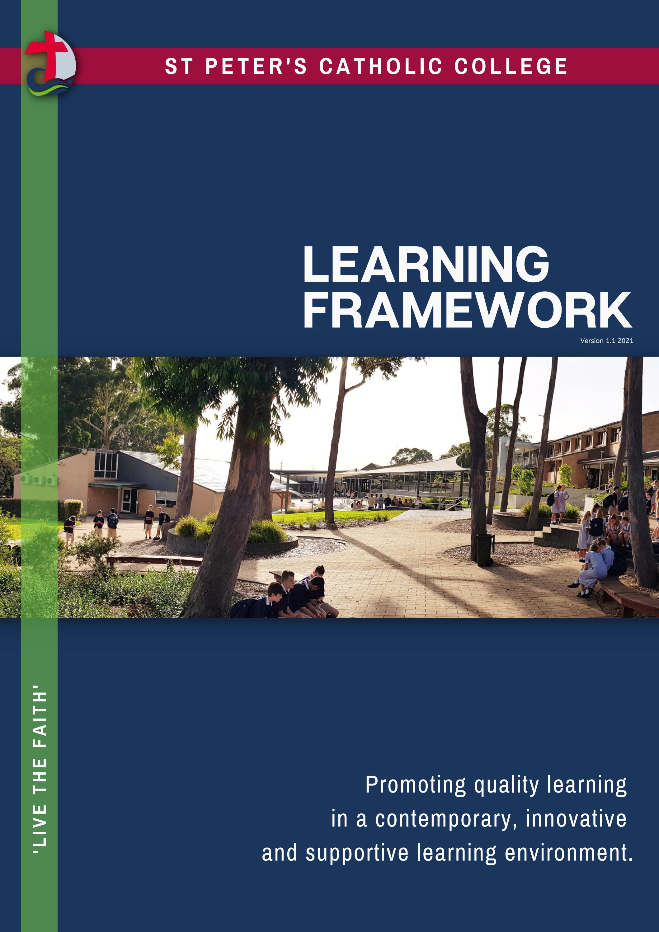 SPCC Learning Framework V1.1 2021 by St Peter's Catholic College - Issuu