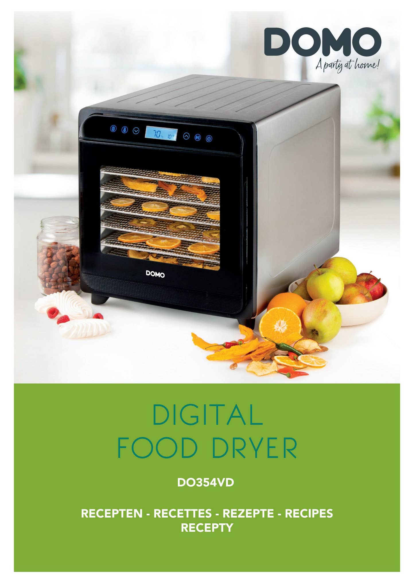 DOMO - DO354VD - Digital food dryer - recipe booklet by DOMO Elektro - Issuu