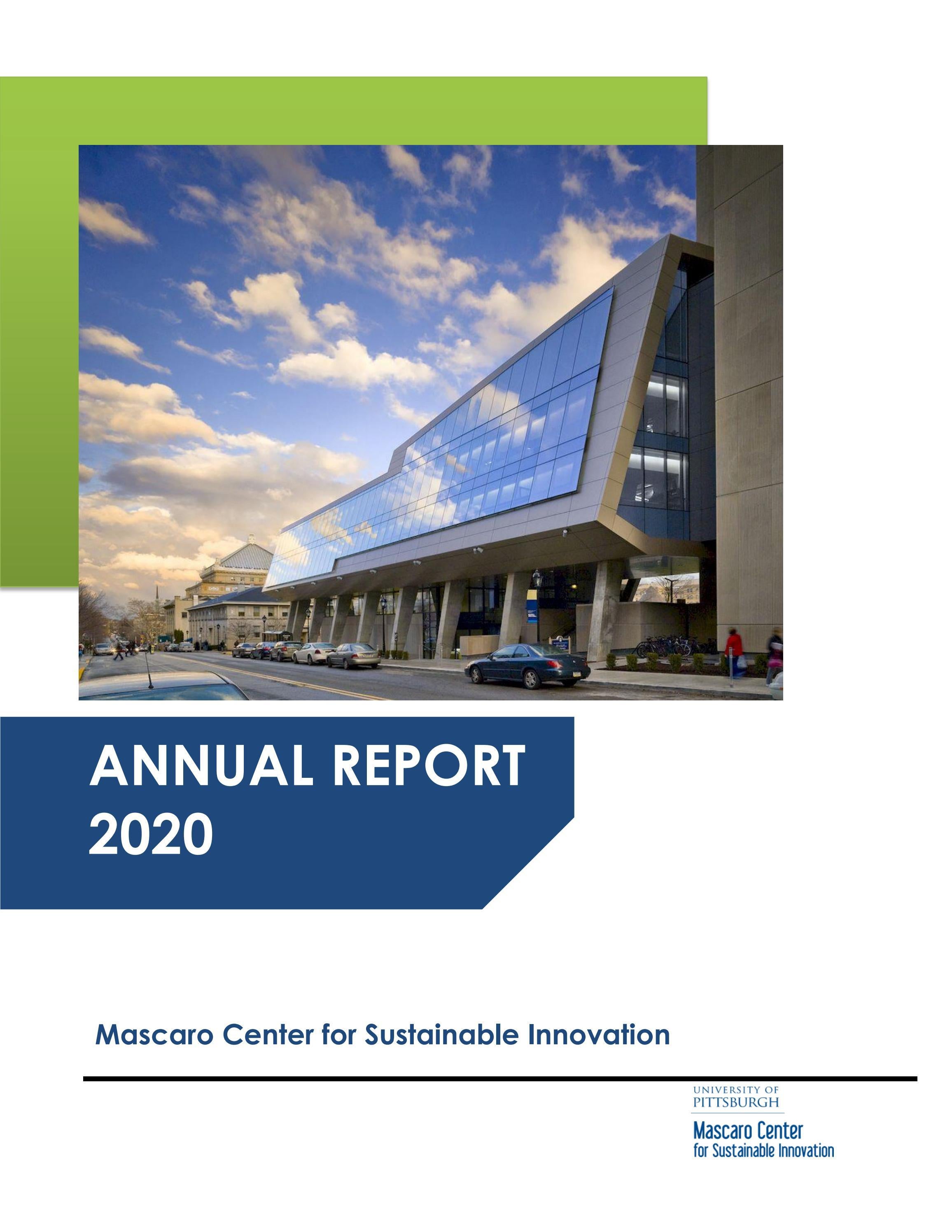 Mascaro Center for Sustainable Innovation, 2020 Annual Report by ...