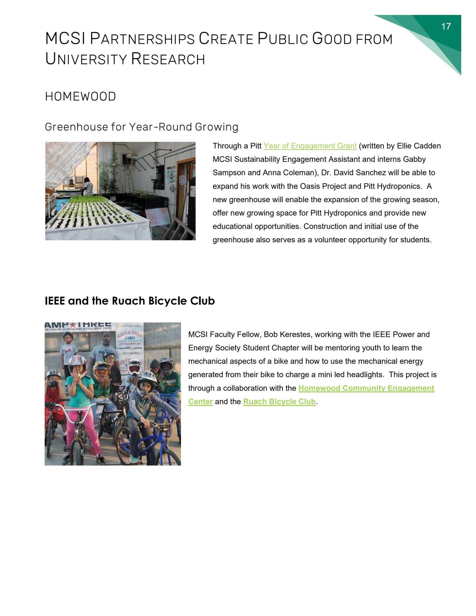 Mascaro Center for Sustainable Innovation, 2021 Annual Report by ...
