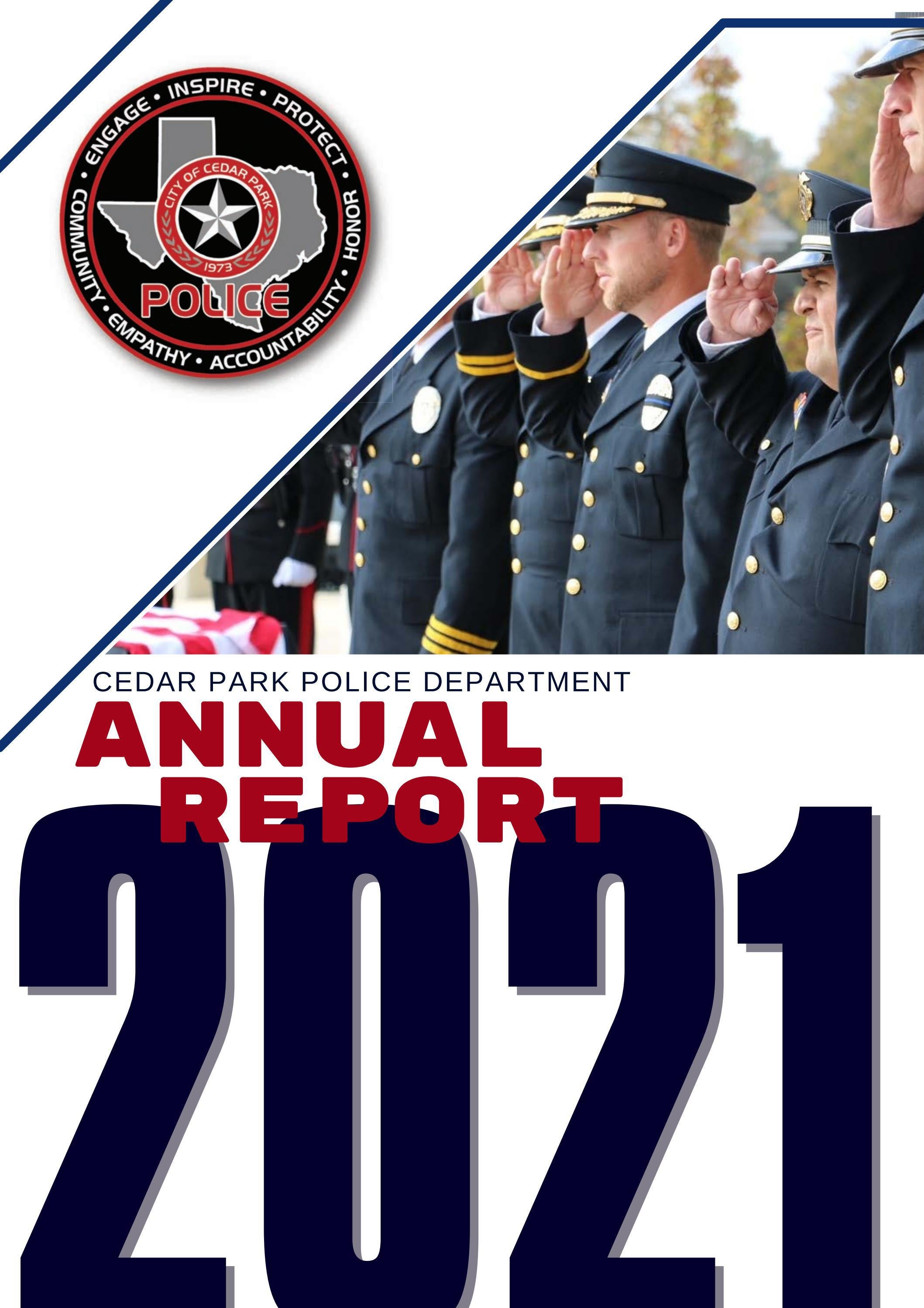 Cedar Park Police Dept. Annual Reports by CityofCedarParkTexas ...