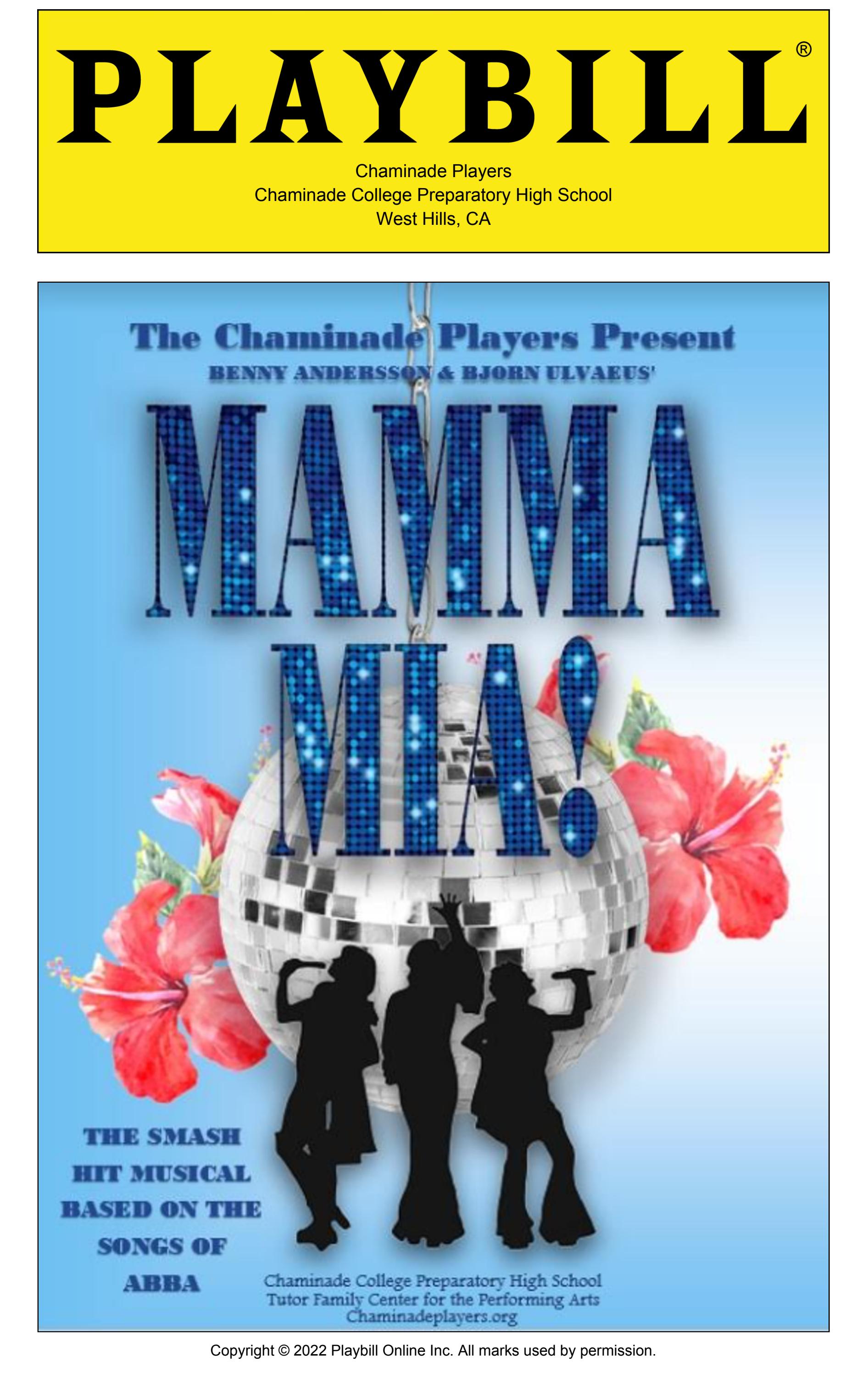 Mama Mia! by Chaminade College Preparatory - Issuu