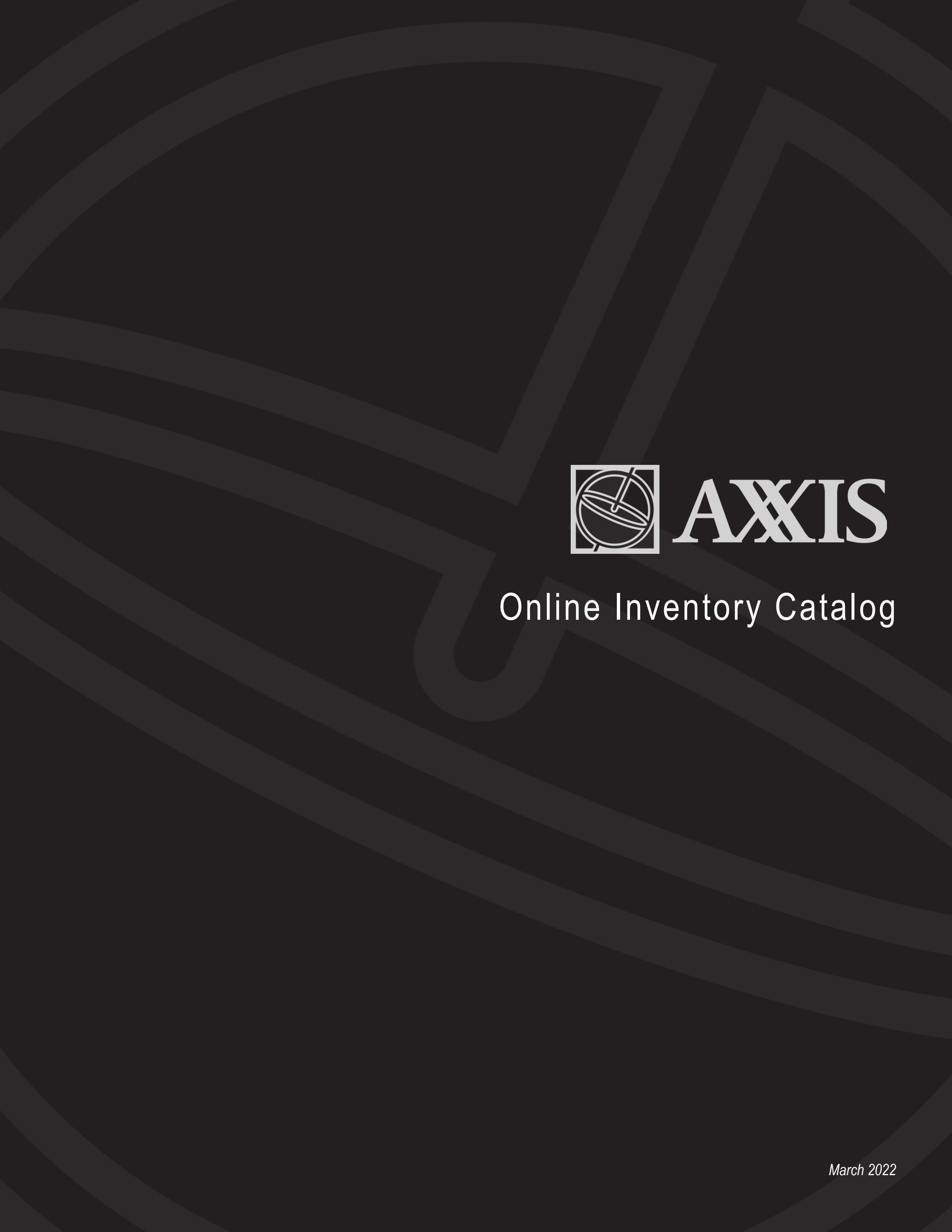 Online Axxis Inventory Catalog by Axxisinc - Issuu