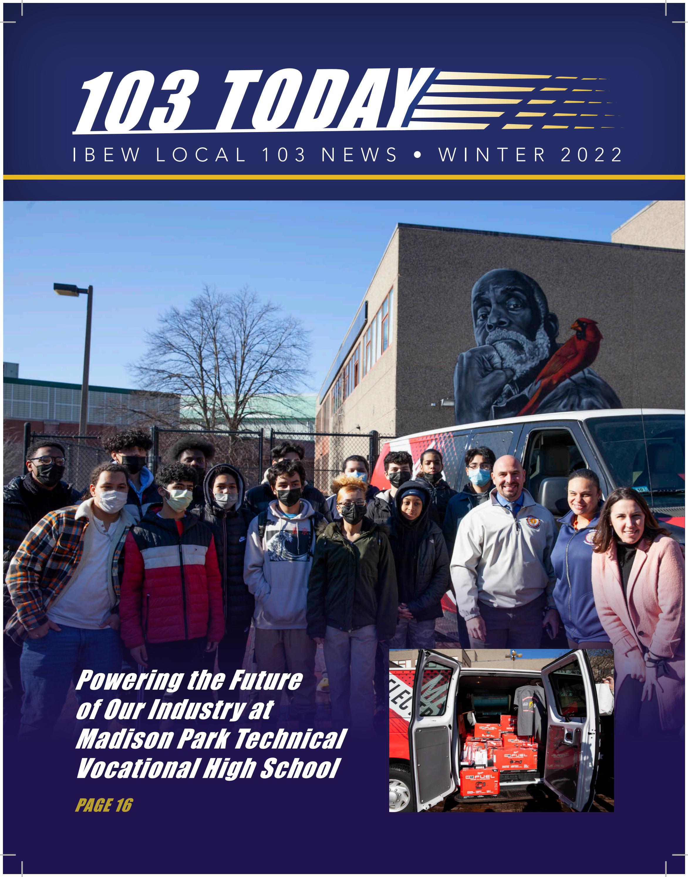 103 Today - Winter 2022 by IBEW Local 103 - Issuu