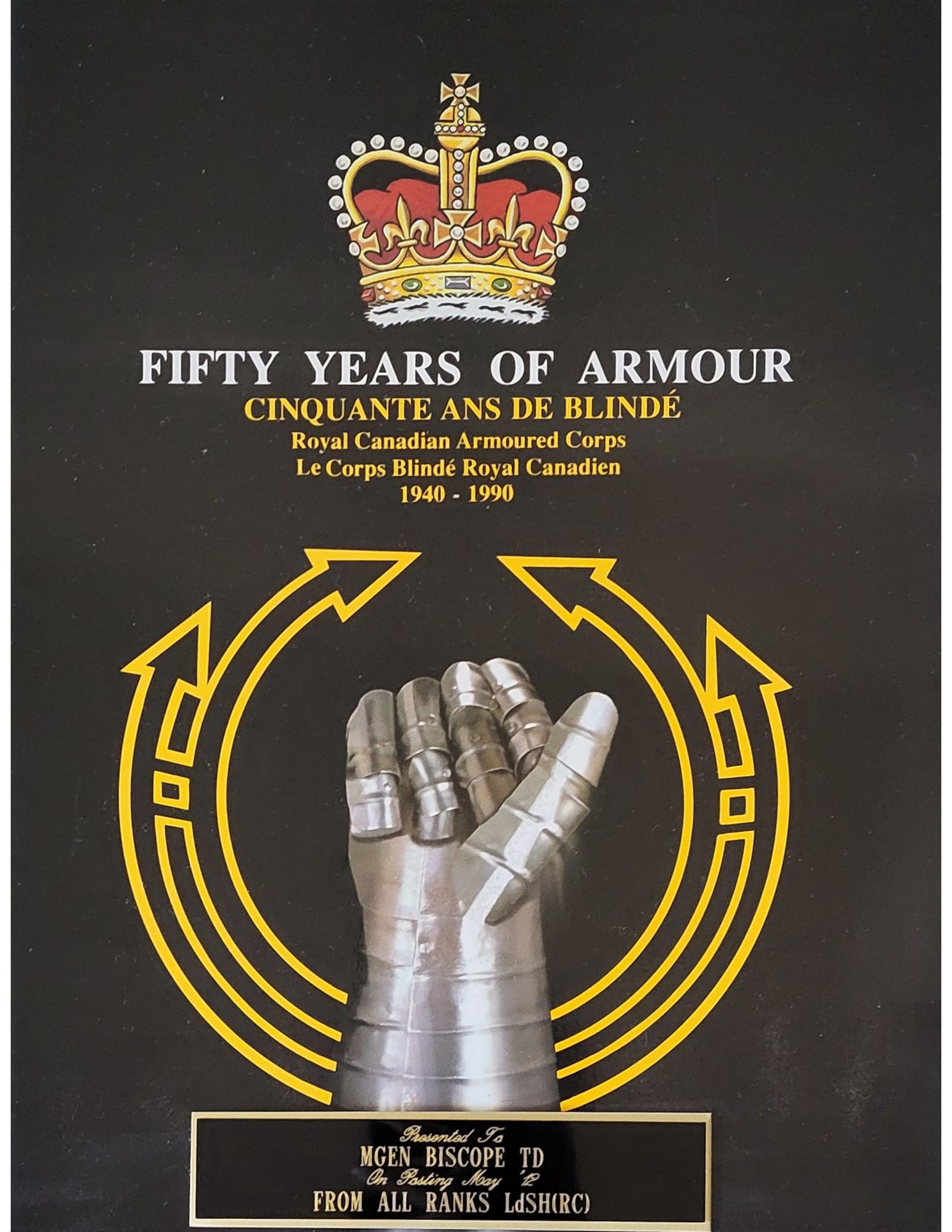 Fifty Years of Armour - Cinquante Ans de Blinde, Royal Canadian ...