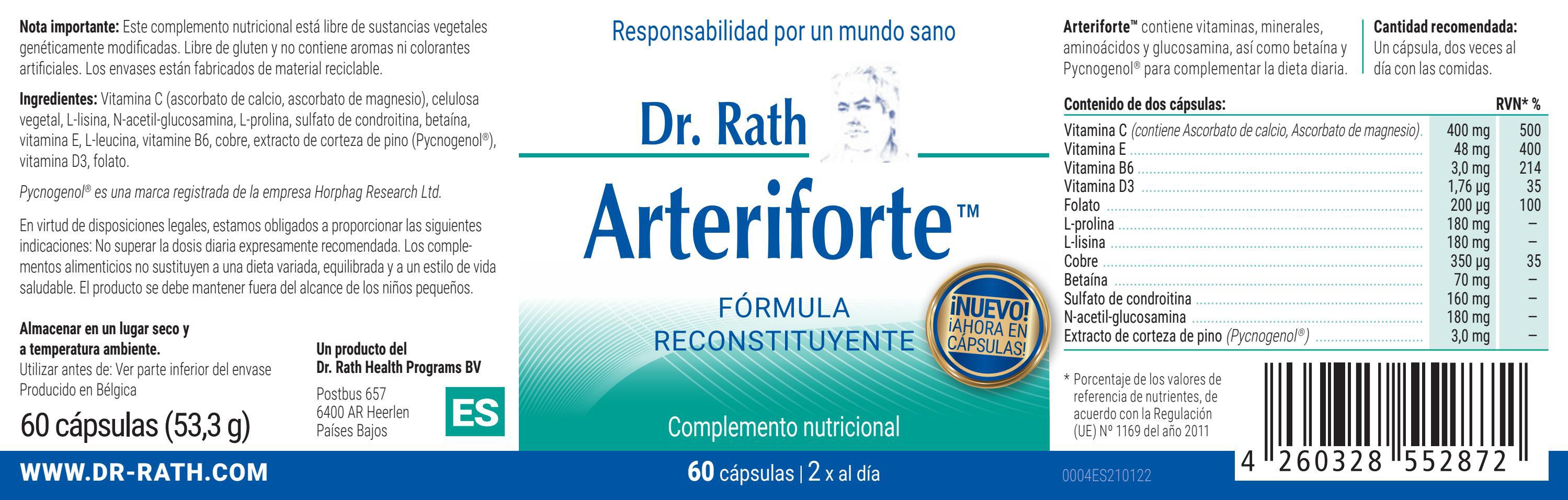 0004 Arteriforte™ – 60 capsulas – ES by Dr. Rath Health Programs - Issuu