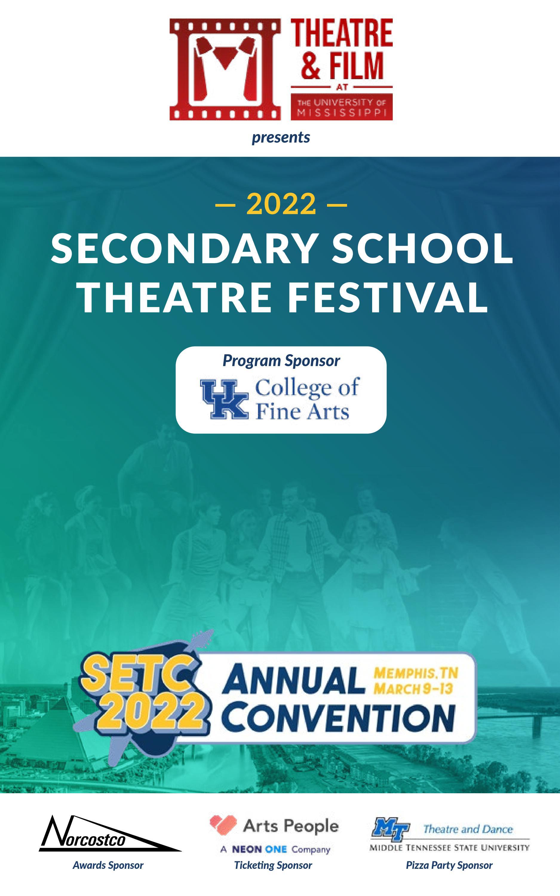 SETC 2022 SSTF Program by Southeastern Theatre Conference - Issuu