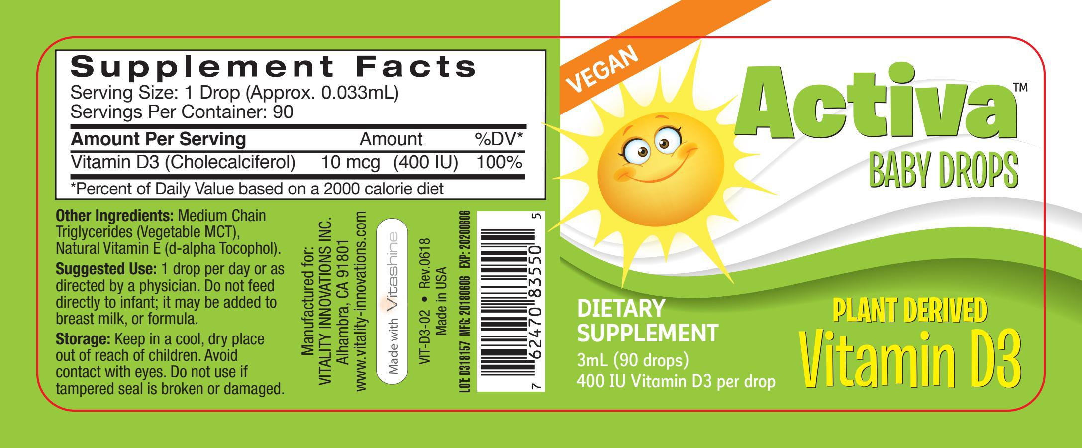 Activa Baby Drops Label by LeeAnn Nelson - Issuu