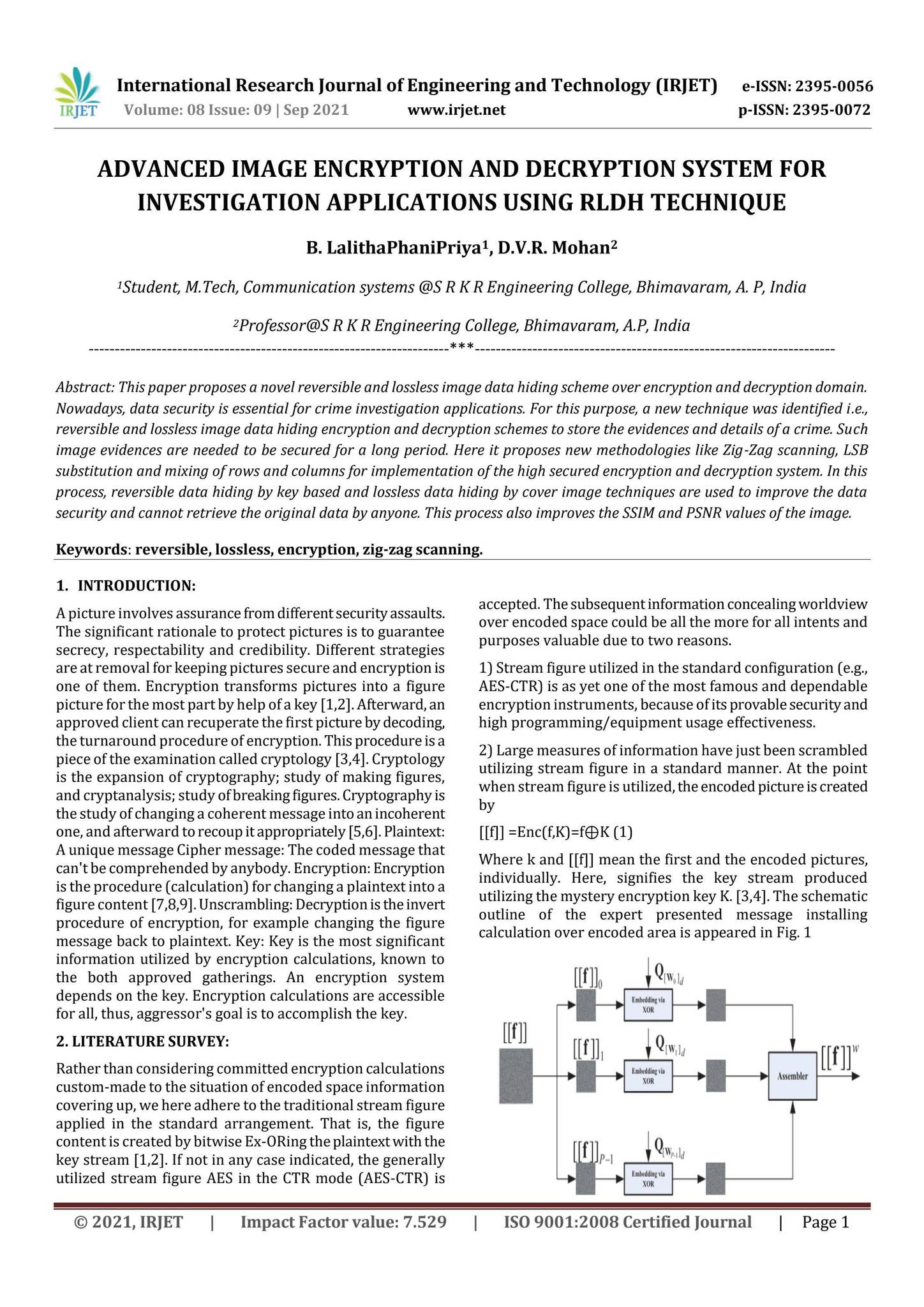 IRJET- Advanced Image Encryption and Decryption System for ...