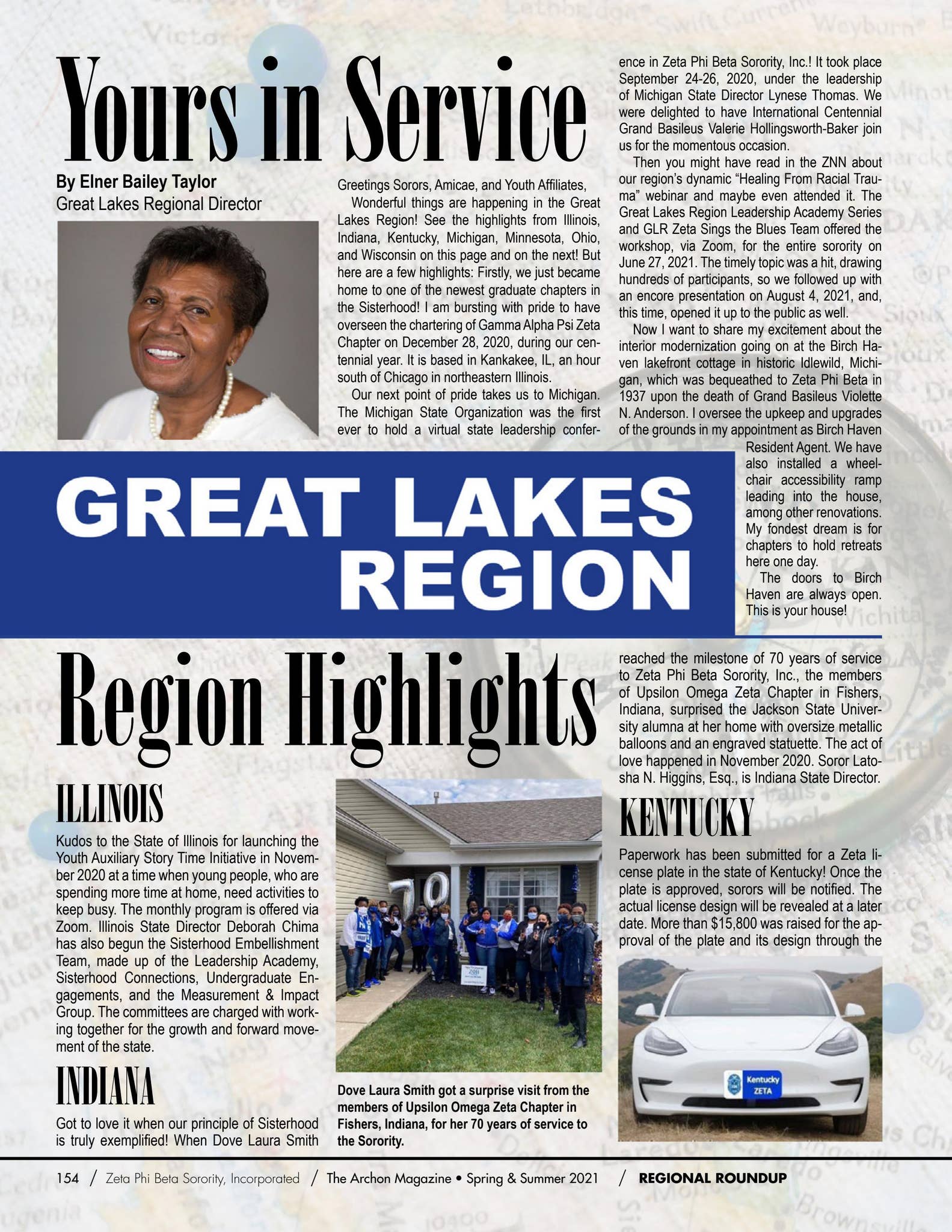Archon Magazine - Summer 2021 by Zeta Phi Beta Sorority, Inc. - Issuu