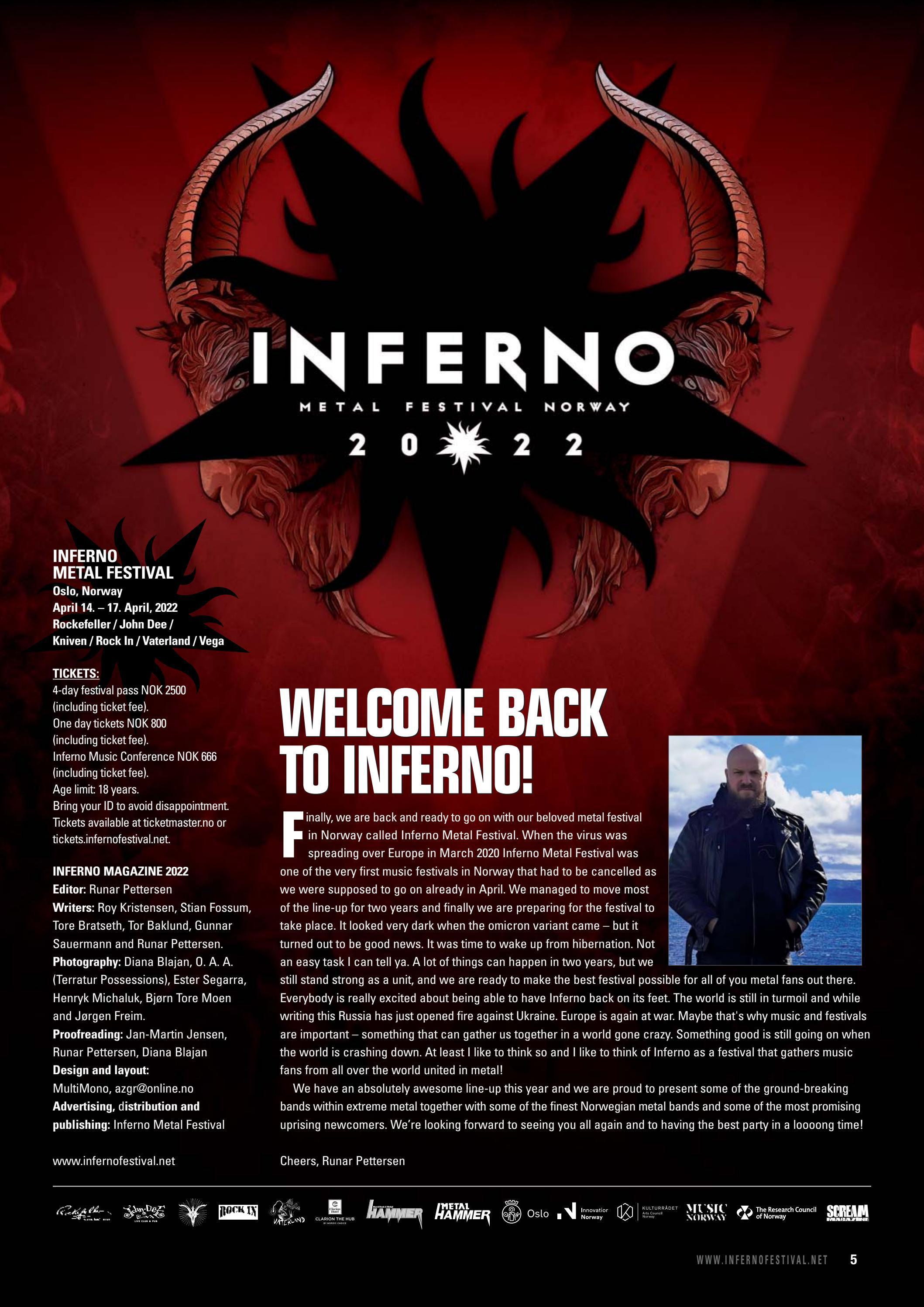 Inferno Magazine 2022 by Inferno Metal Festival - Issuu