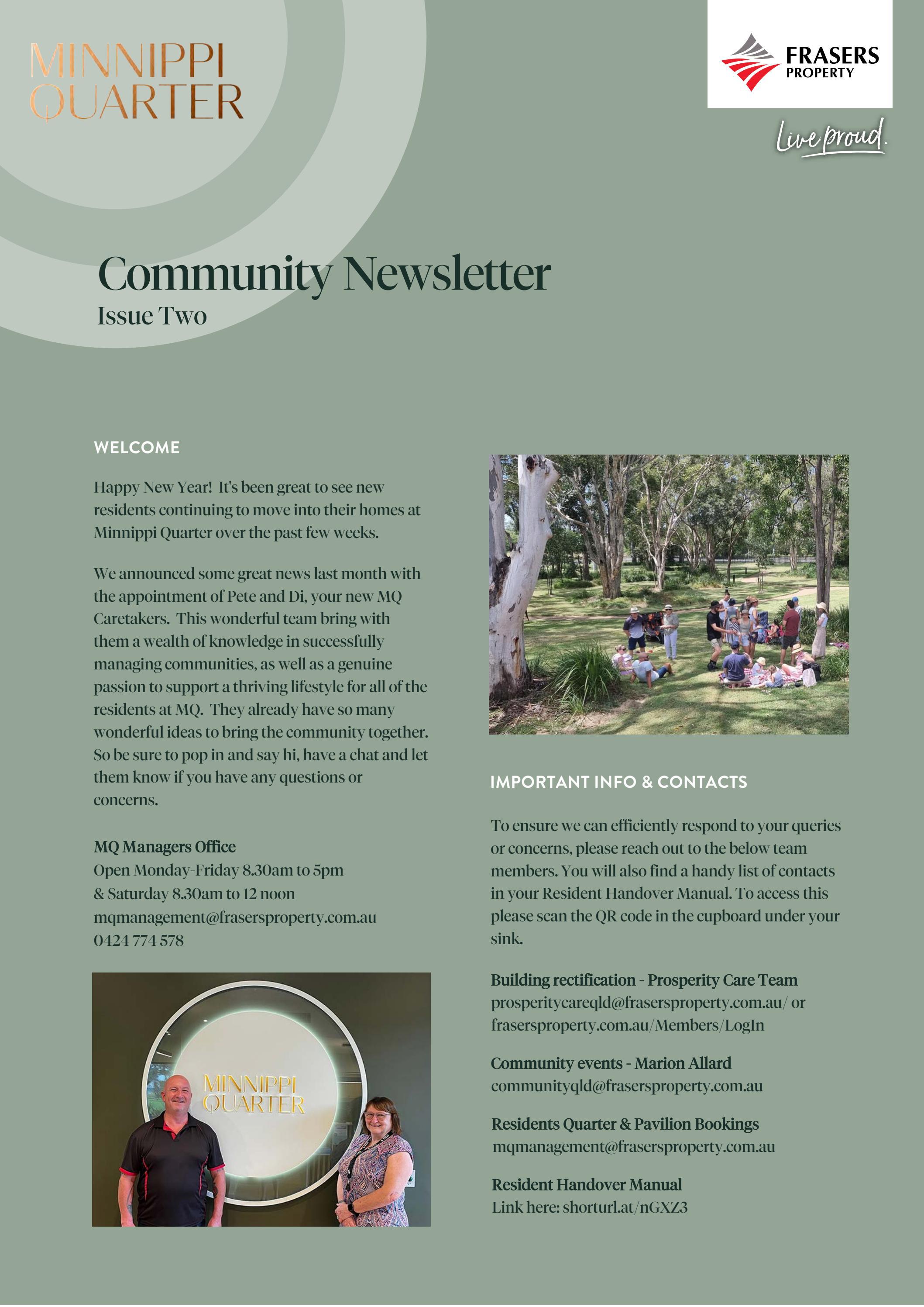 MQ Community Newsletter by Frasers Property Australia - Issuu