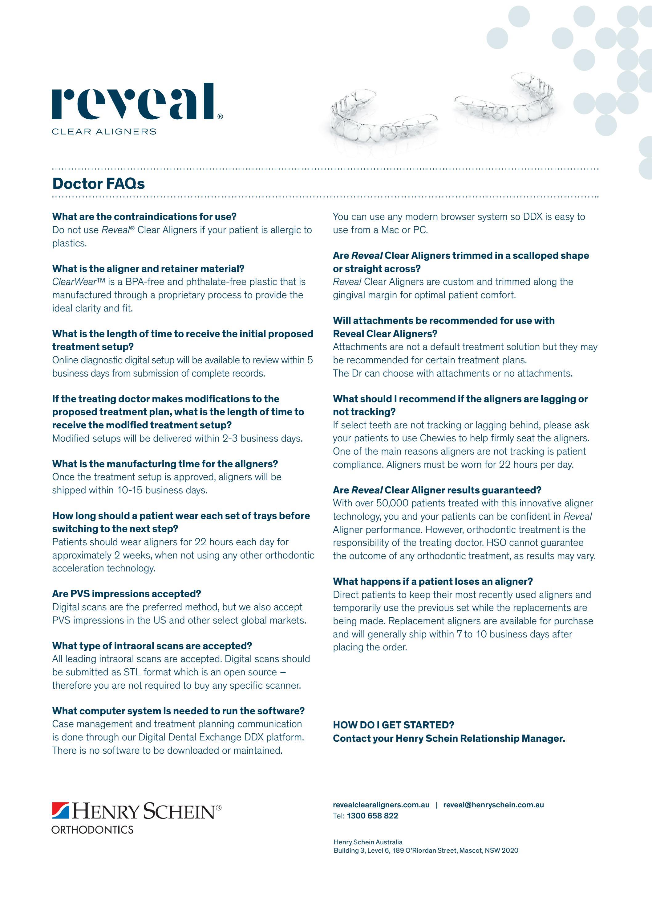 Reveal - Dr FAQs by Henry Schein Australia - Issuu