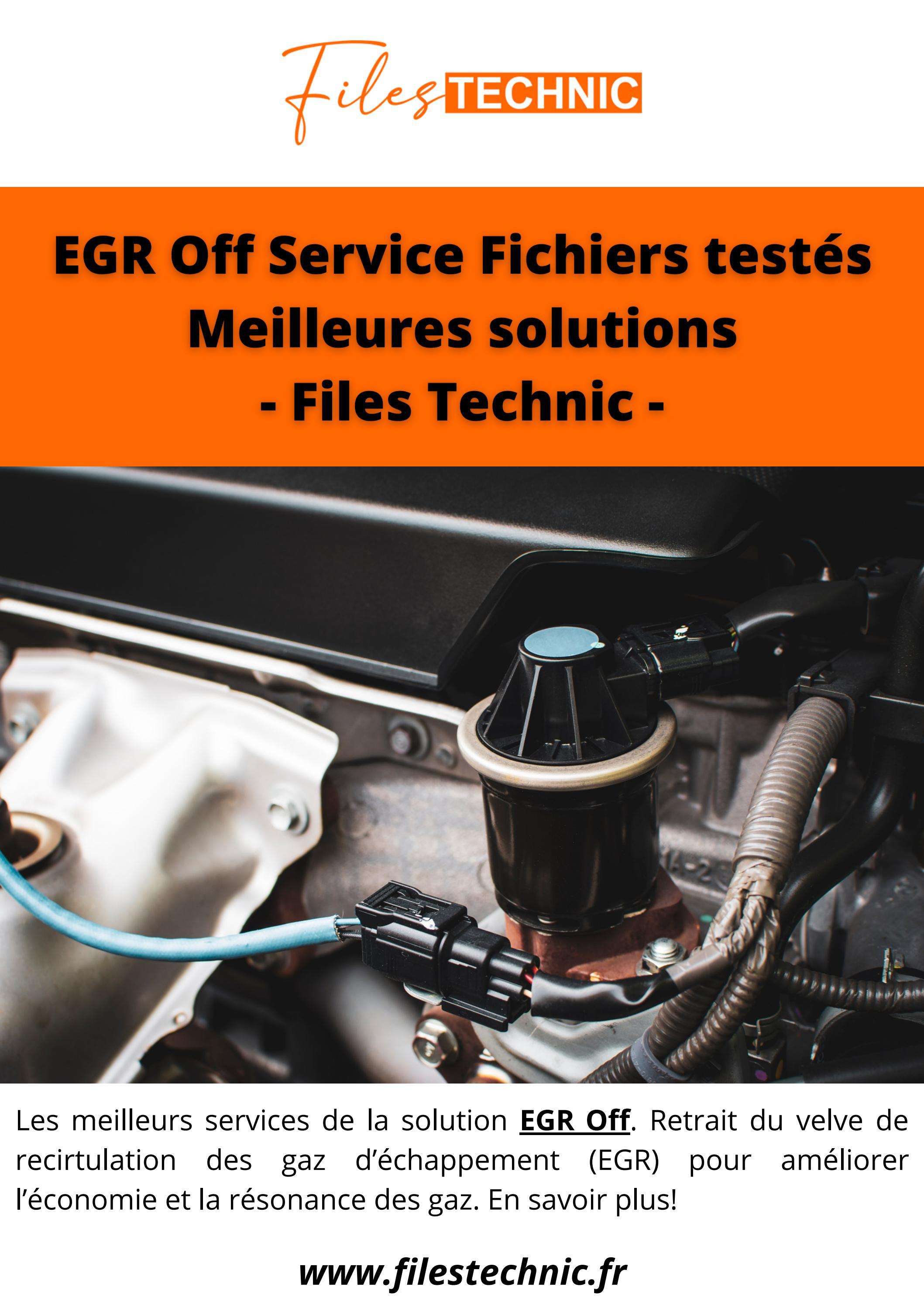 EGR Off Service Fichiers testés Meilleures solutions | Files Technic by ...