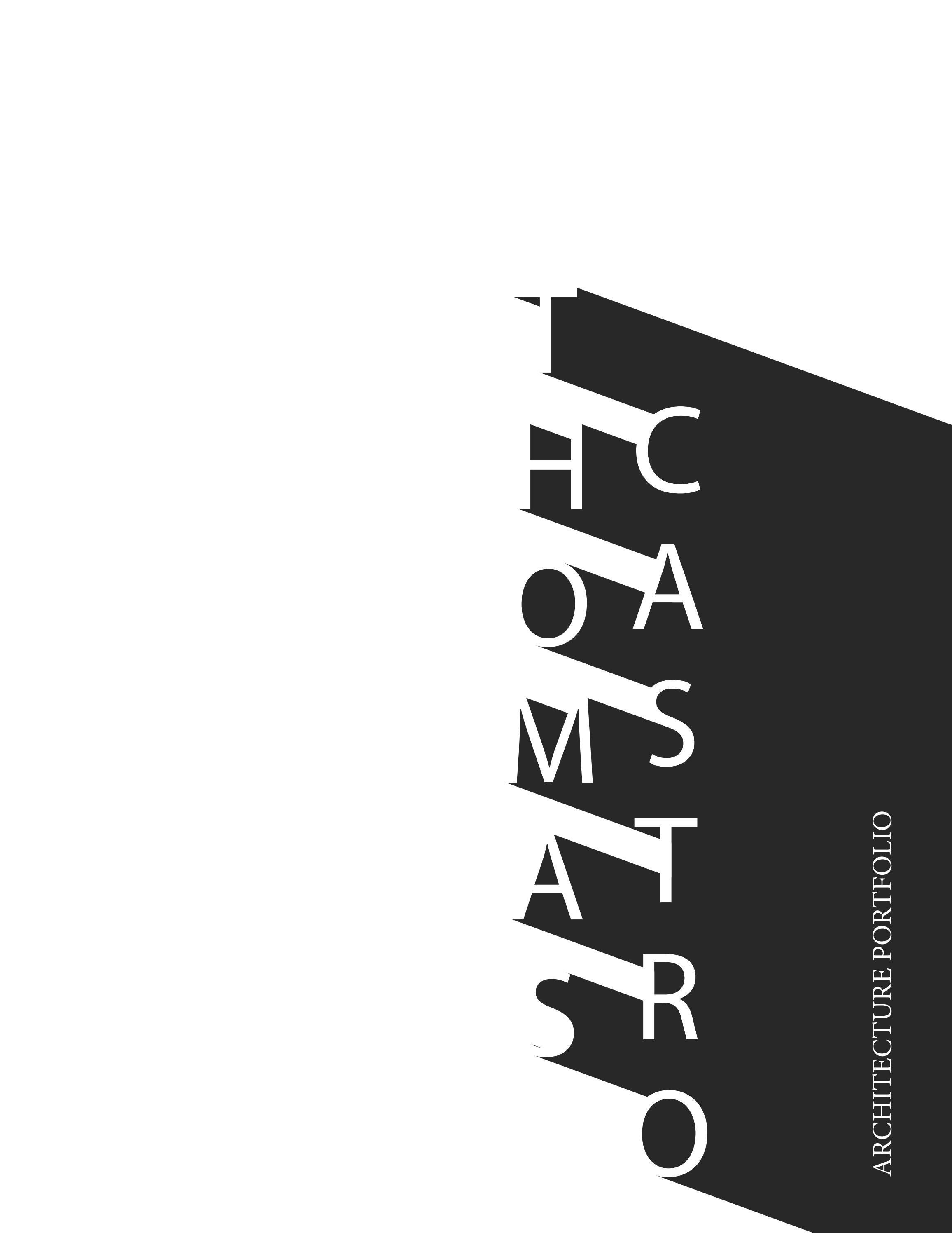 Thomas Castro - Architectural Portfolio by Thomas Castro - Issuu