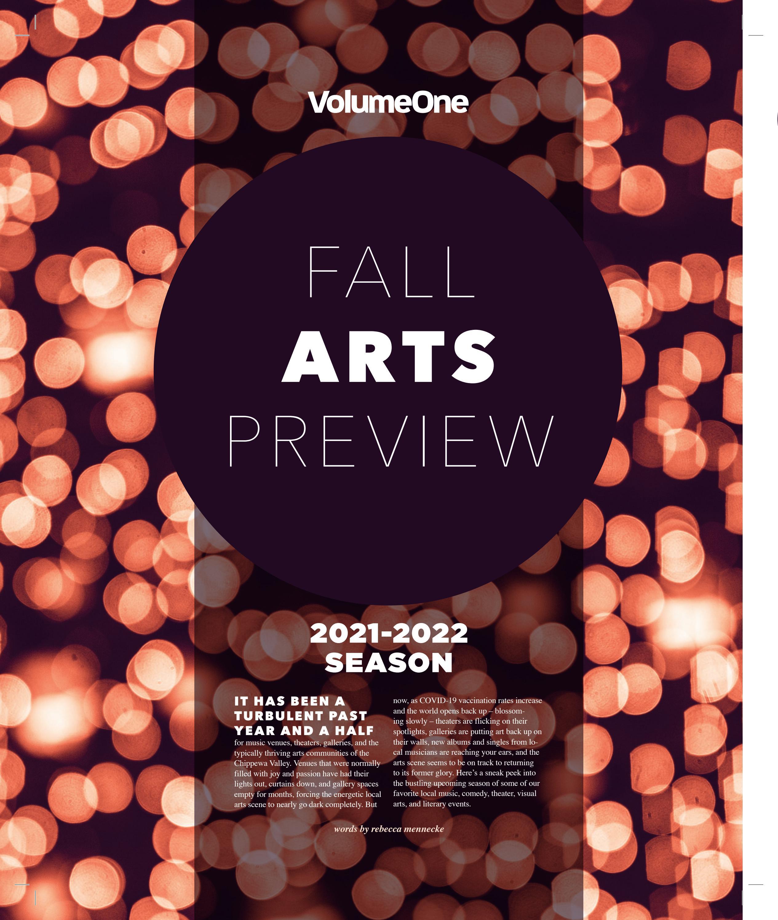 Fall Arts Preview 2021 by Volume One Magazine - Issuu