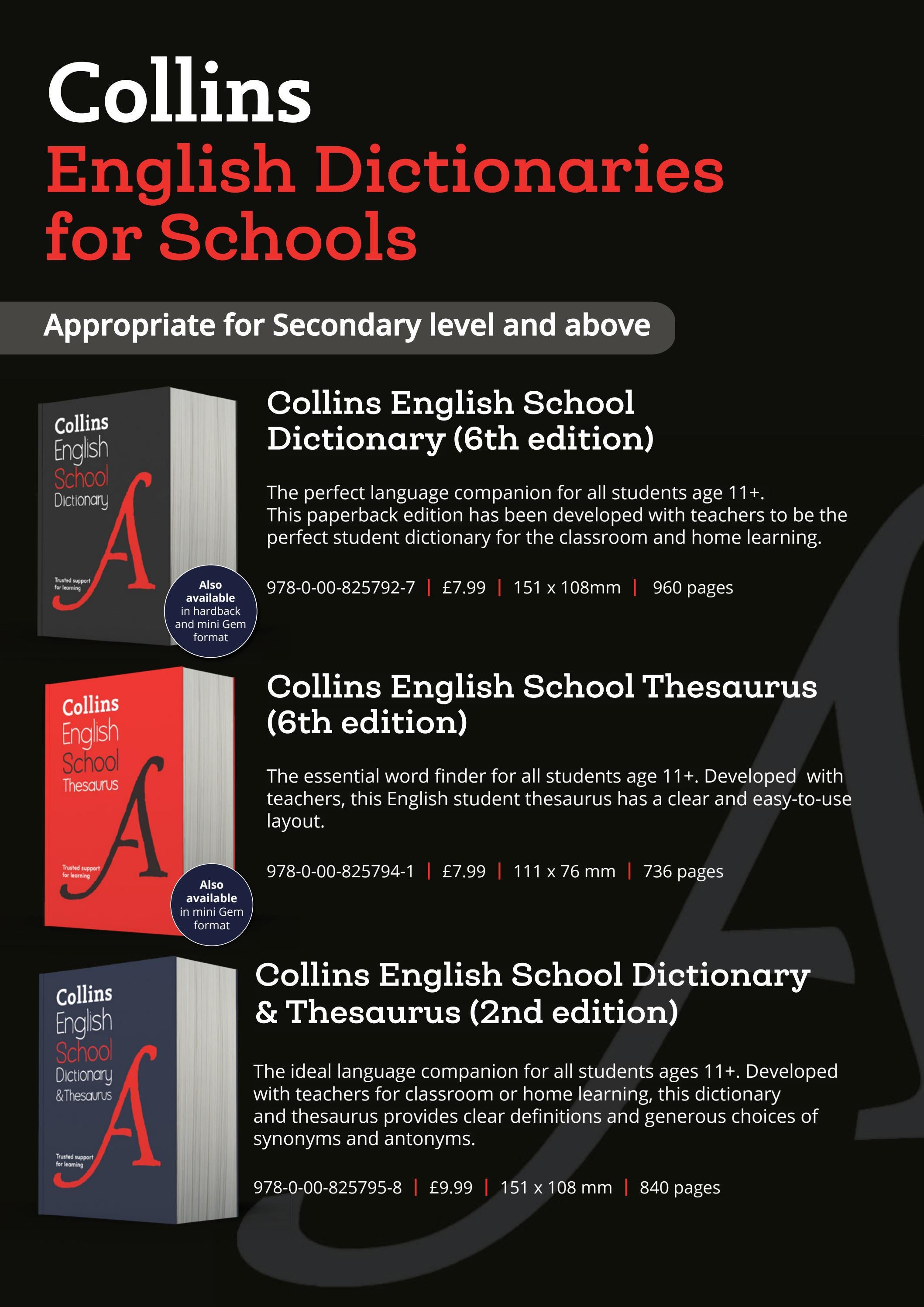 International English Dictionaries Flyer 2022 by Collins - Issuu