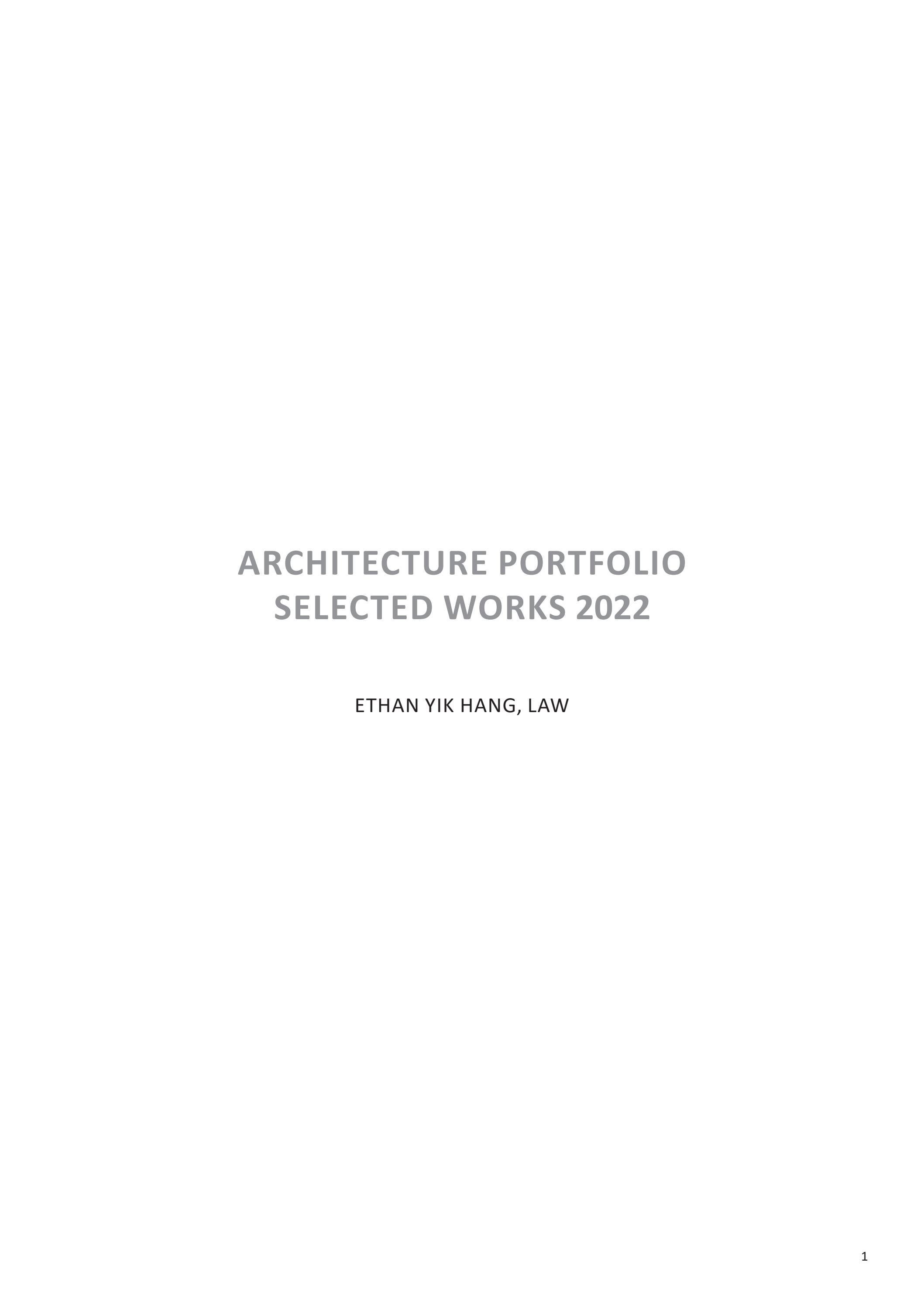 Architectural portfolio_Ethan by Ethan - Issuu