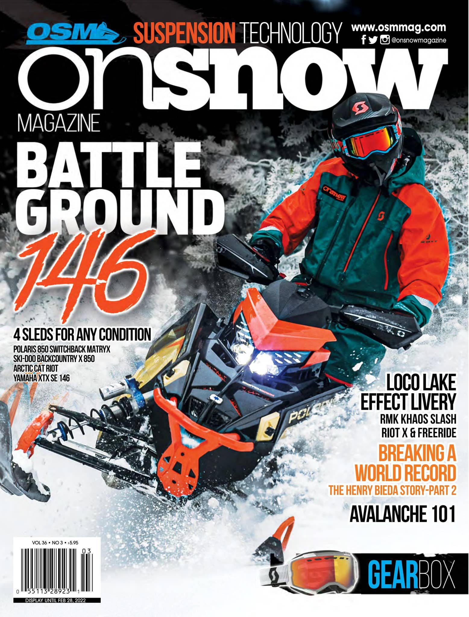 OSM 36.3 by On Snow Magazine - ATV World Magazine - Issuu