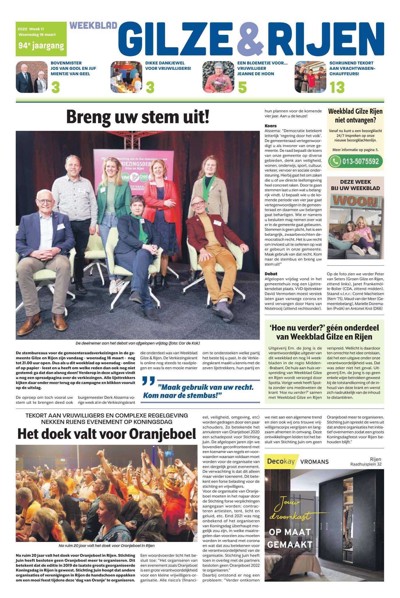 Weekblad Gilze en Rijen 16-03-2022 by Uitgeverij Em de Jong - Issuu