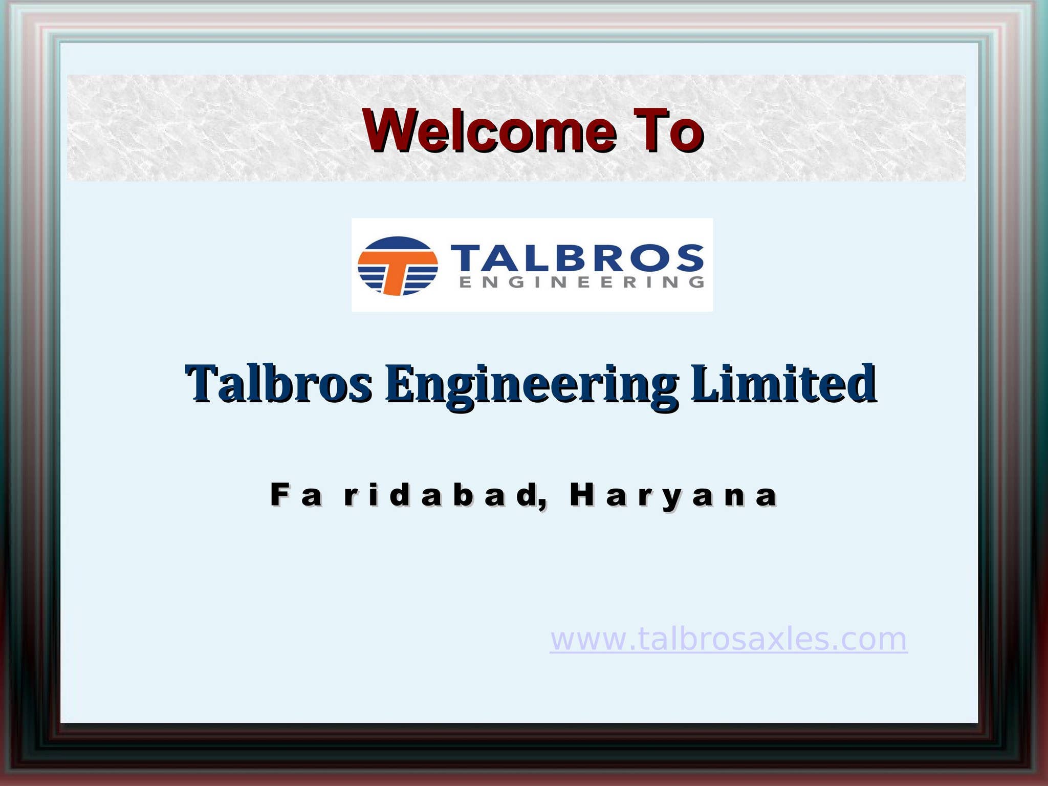 Axle Shaft Supplier in India by Talbros Engineering Limited - Issuu