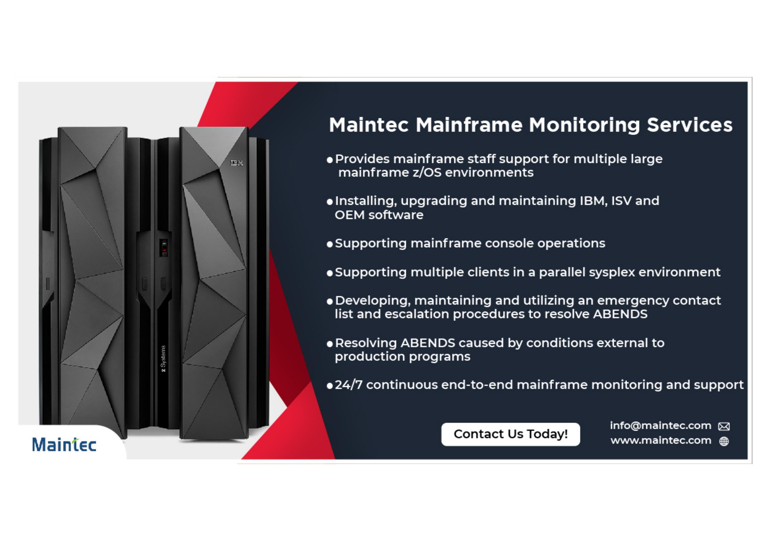 Mainframe monitoring by Maintec Bangalore - Issuu