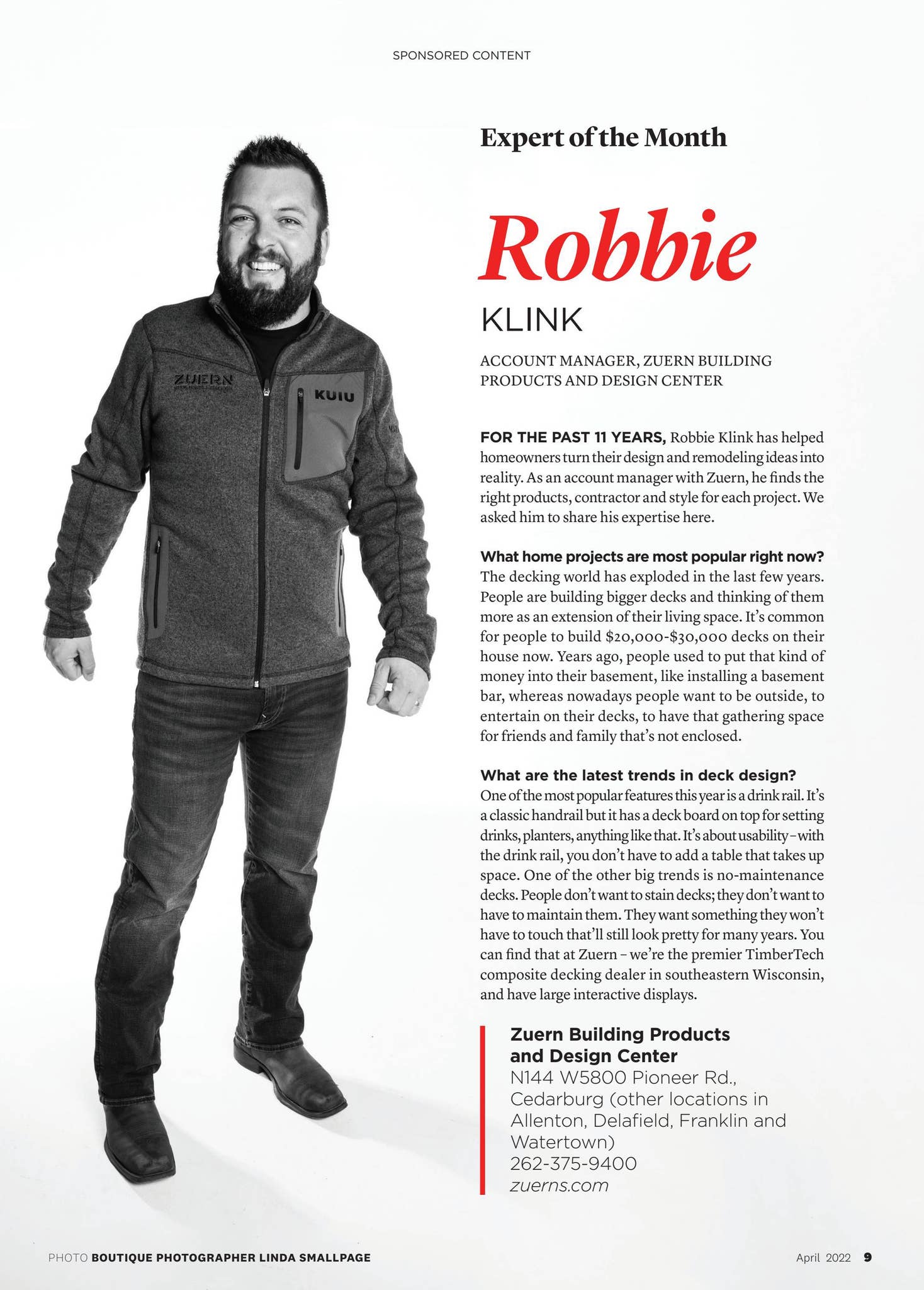 Milwaukee Magazine | Robbie Klink by Milwaukee Magazine - Issuu