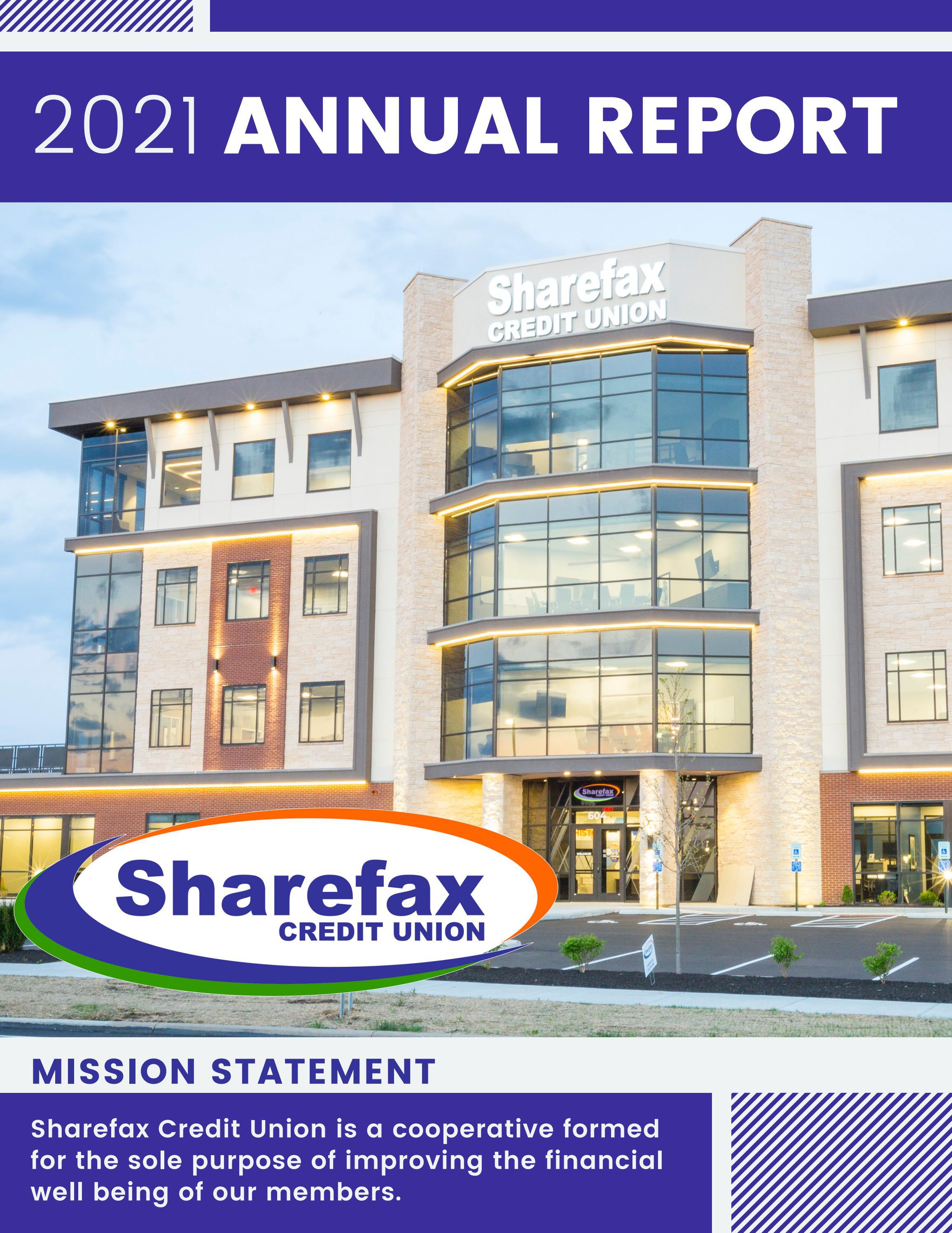 2021 Annual Report (Sharefax CU) by Sharefax Credit Union - Issuu