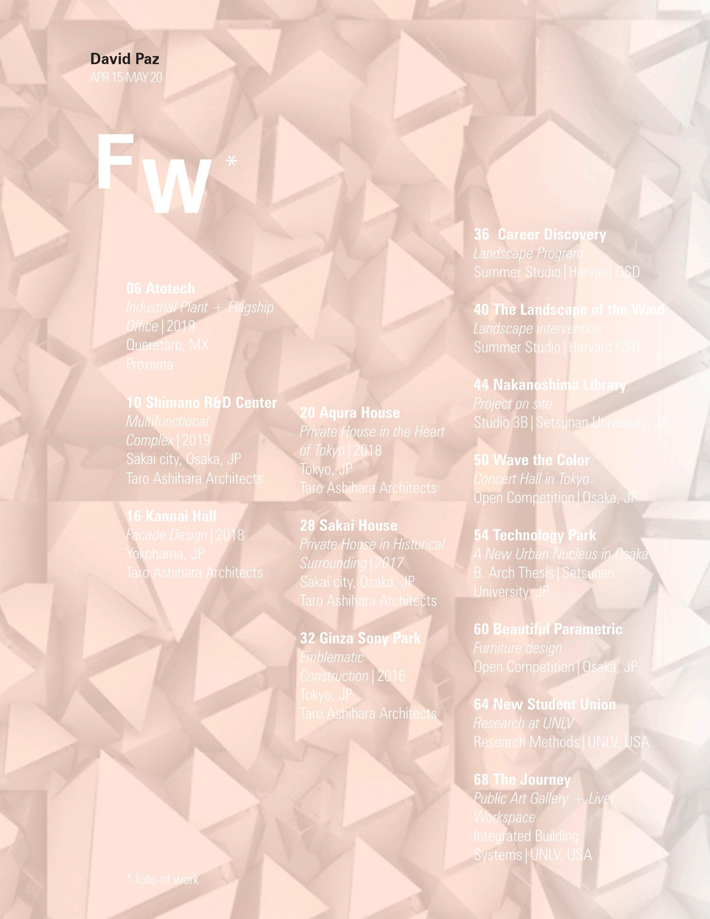 David Paz Architecture Portfolio by David Paz - Issuu