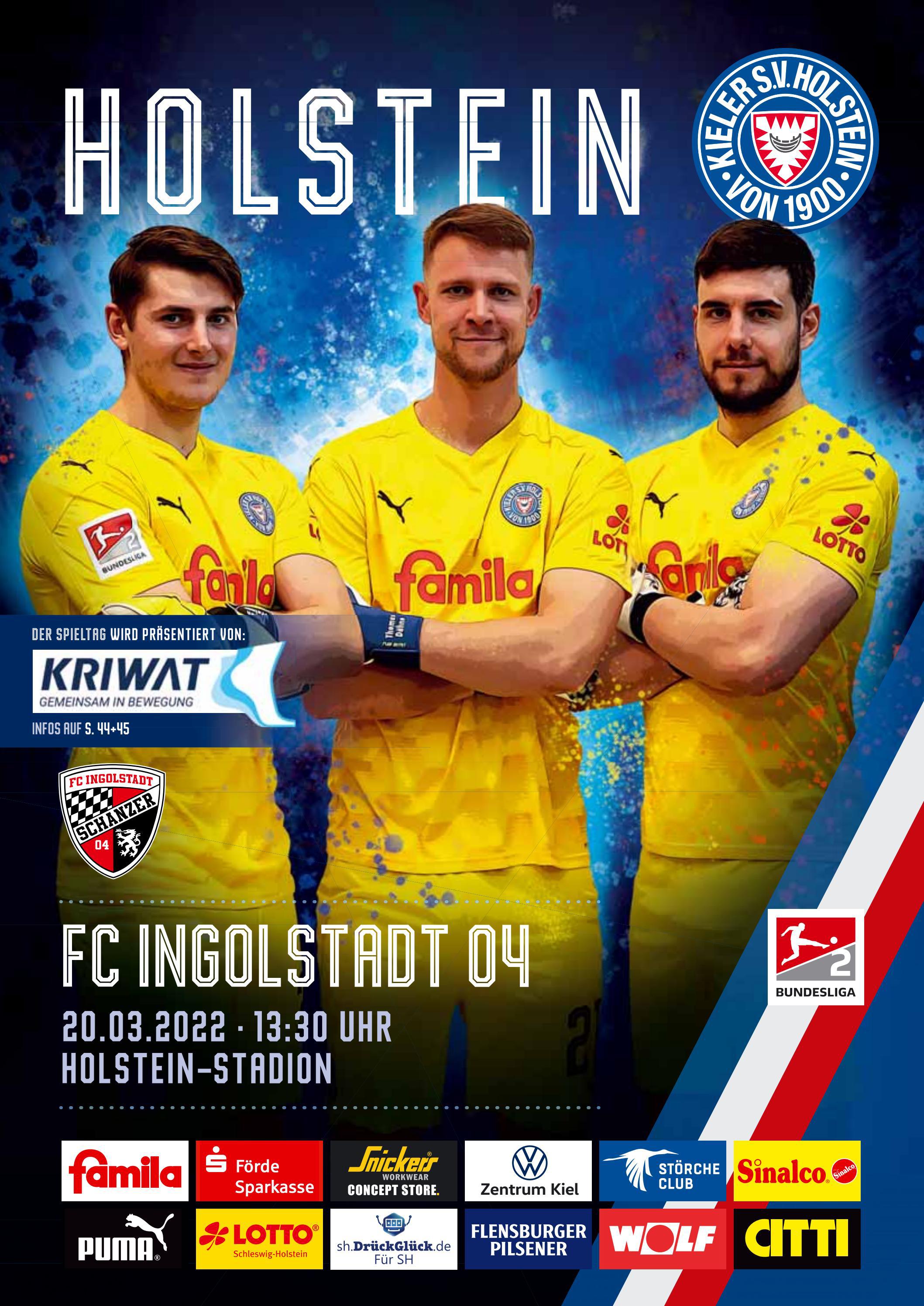 KSV Holstein - FC Ingolstadt 04 by WOLF+BRANDS - Issuu