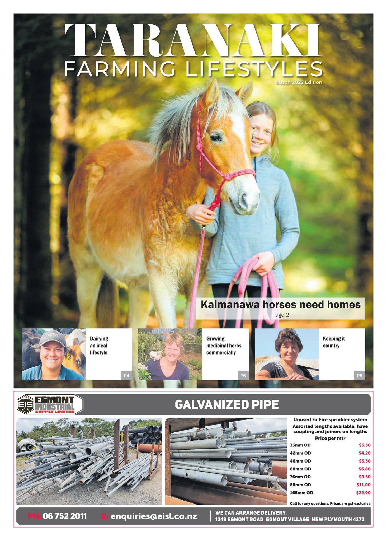 Taranaki Farming Lifestyles, March 2022 by Rural Matters - Issuu
