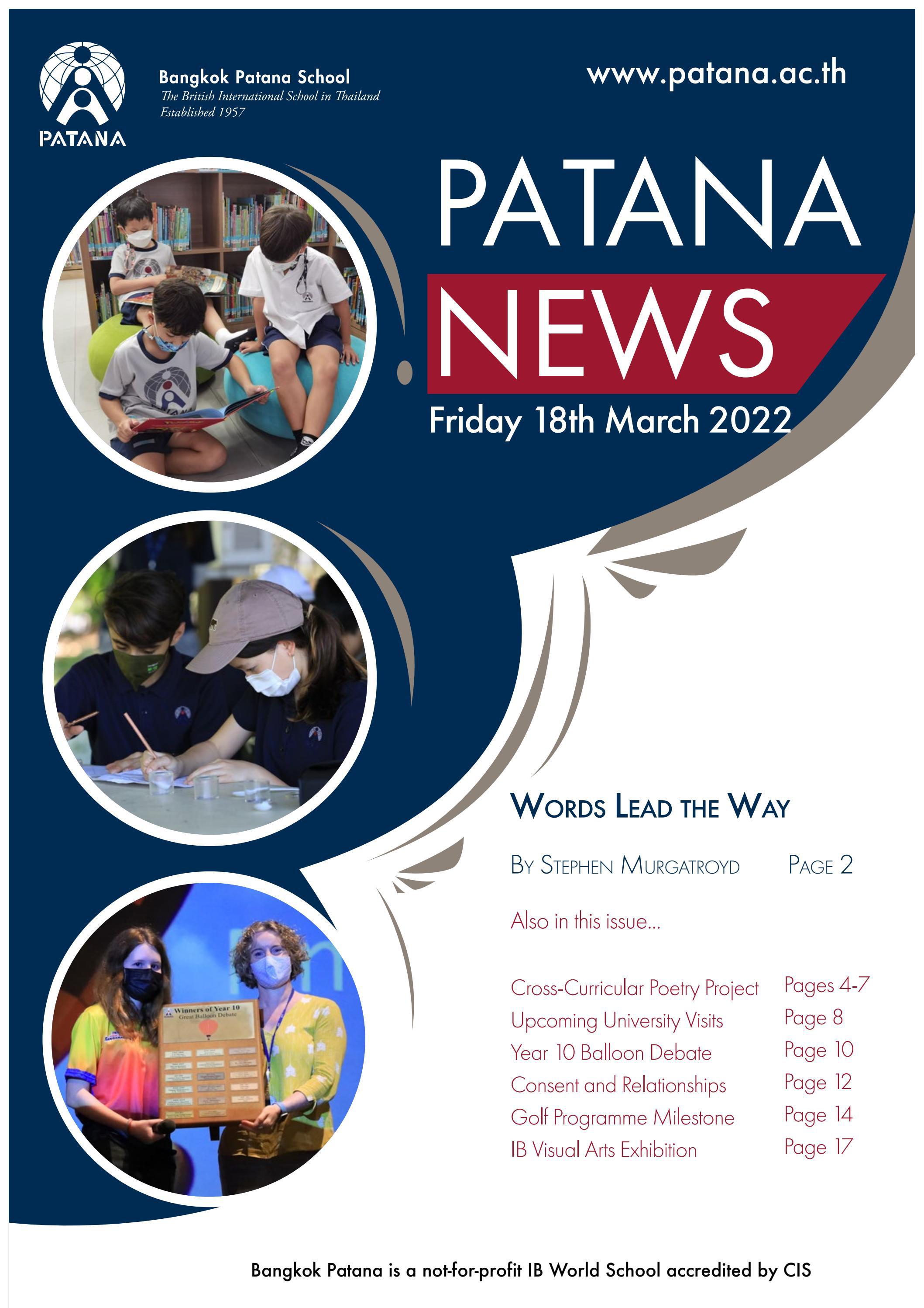 Patana News Volume 24 Issue 25 by Bangkok Patana School - Issuu