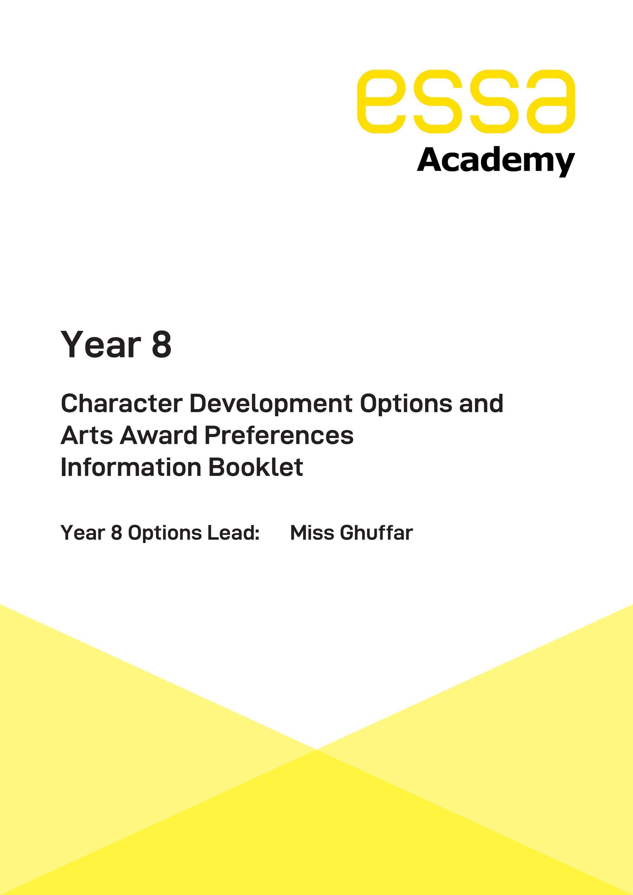 Year 8 Options Booklet by EFA Trust - Issuu