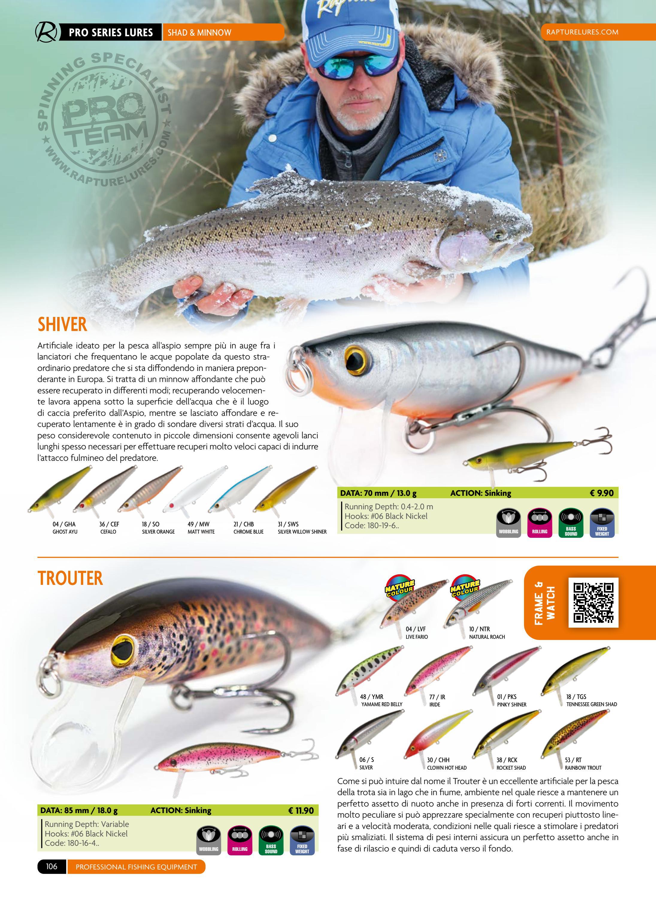 RAPTURE LURES - Catalogo 2022 - ITALIANO by Trabucco Fishing Diffusion ...