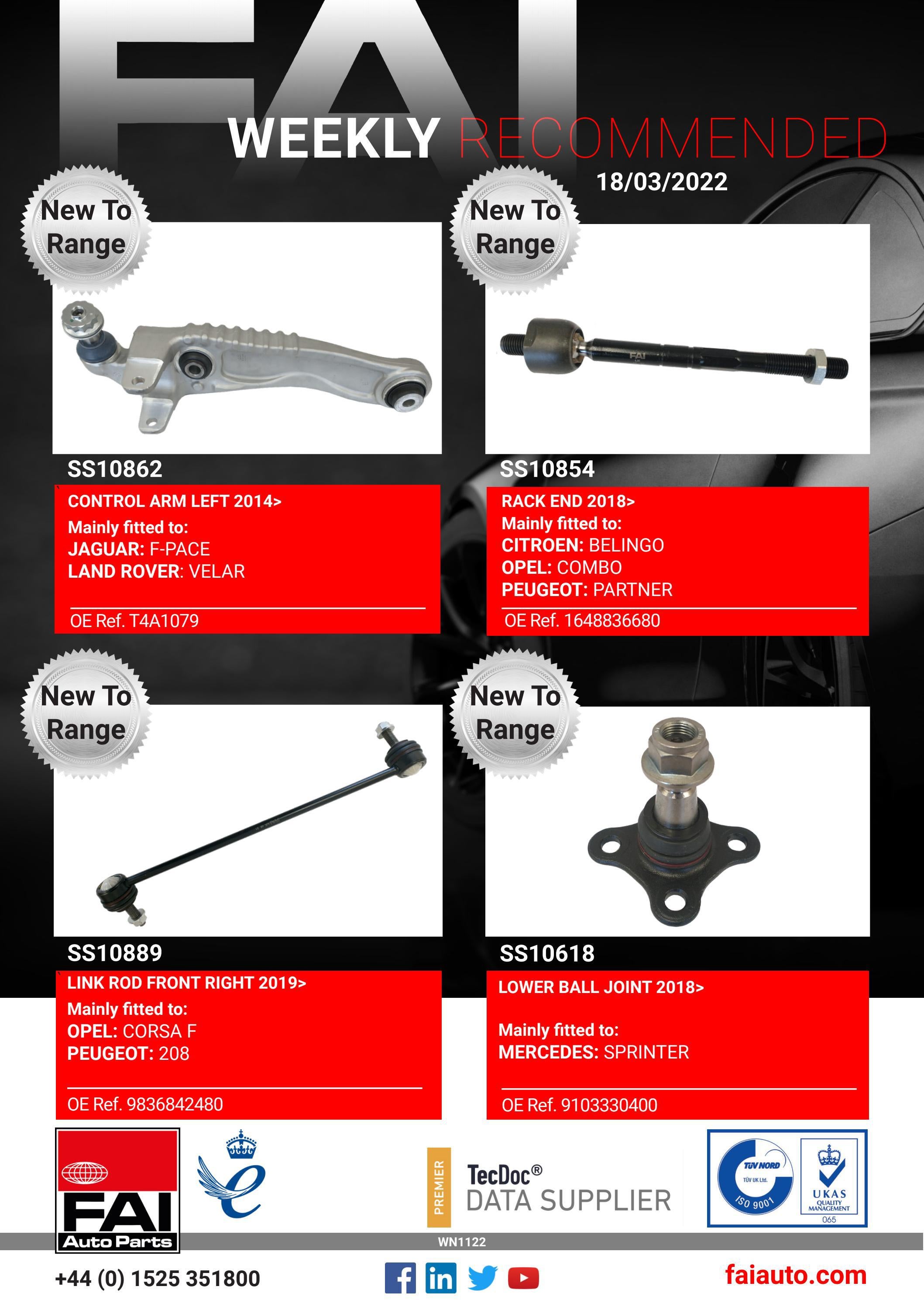 WN1122 FAI Weekly Numbers by FAI Automotive Plc. - Issuu