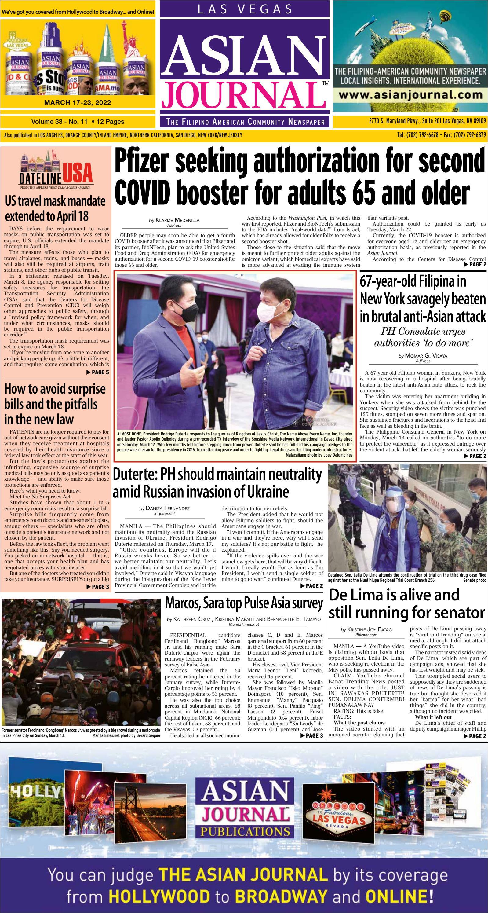 031722 - Las Vegas Edition by Asian Journal Community Newspapers - Issuu